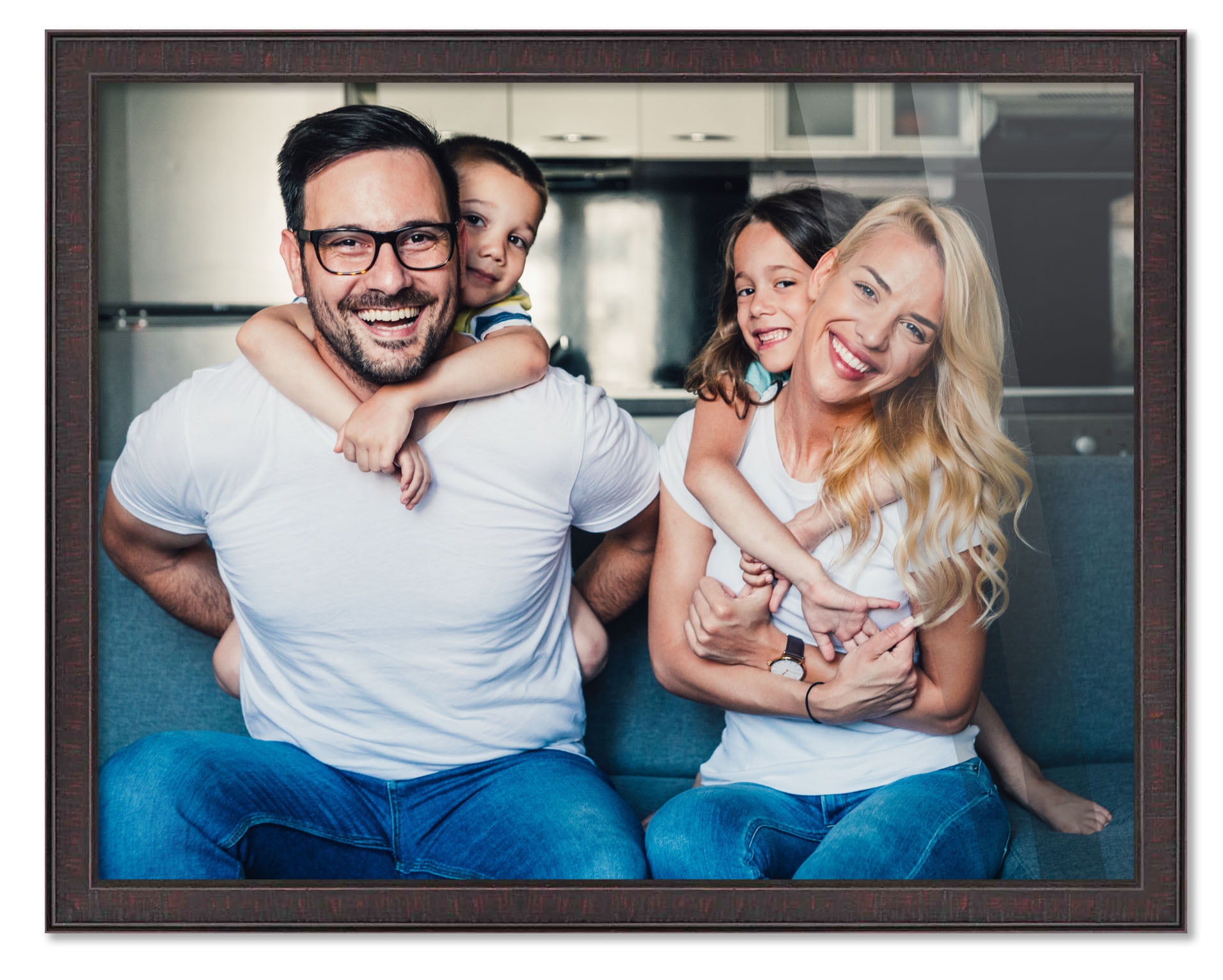 20x27 Frame Brown Picture Frame - Puzzle Frame 20x27 Modern Photo Frame ...