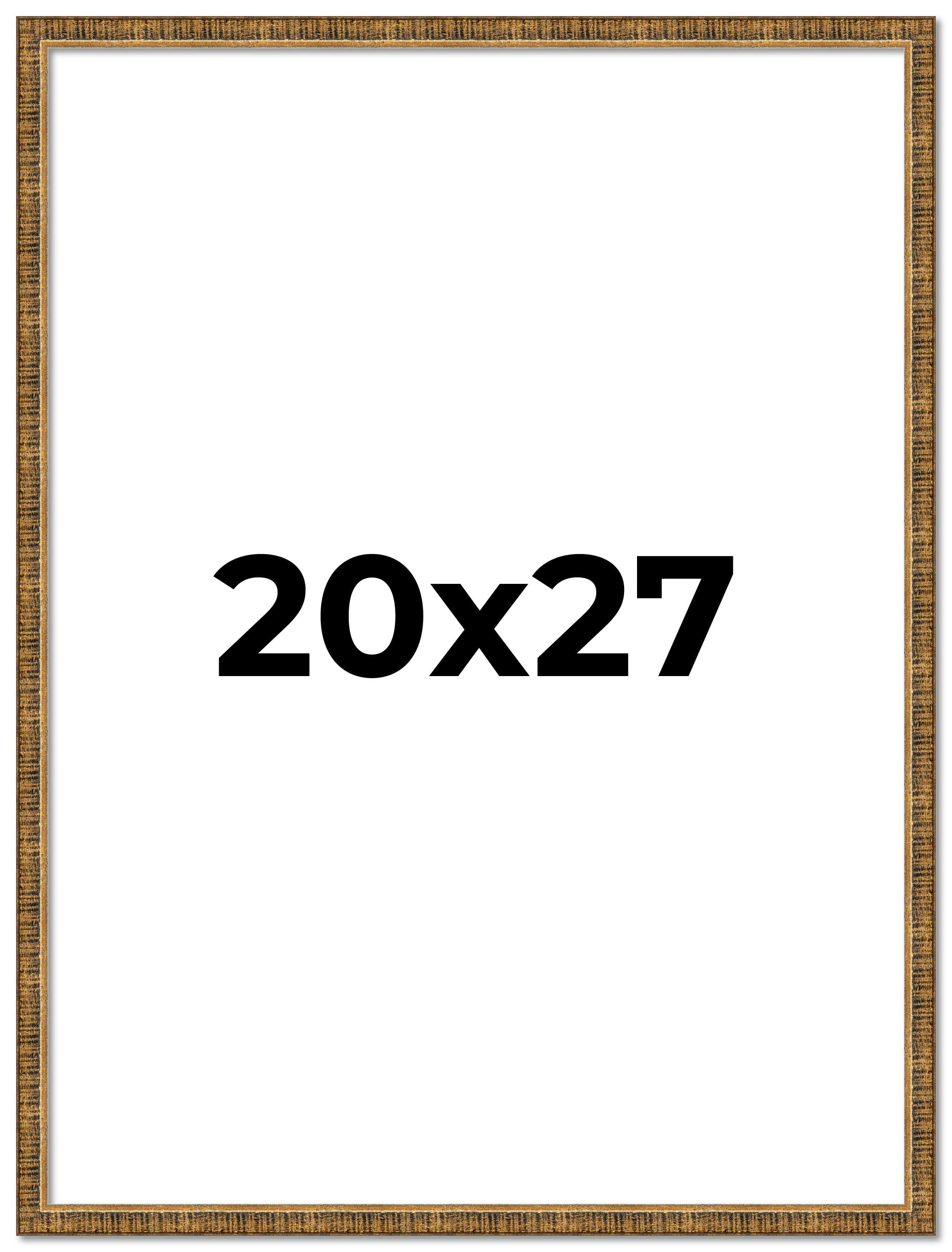 20x27 Frame Gold Picture Frame - Puzzle Frame 20x27 Modern Photo Frame ...