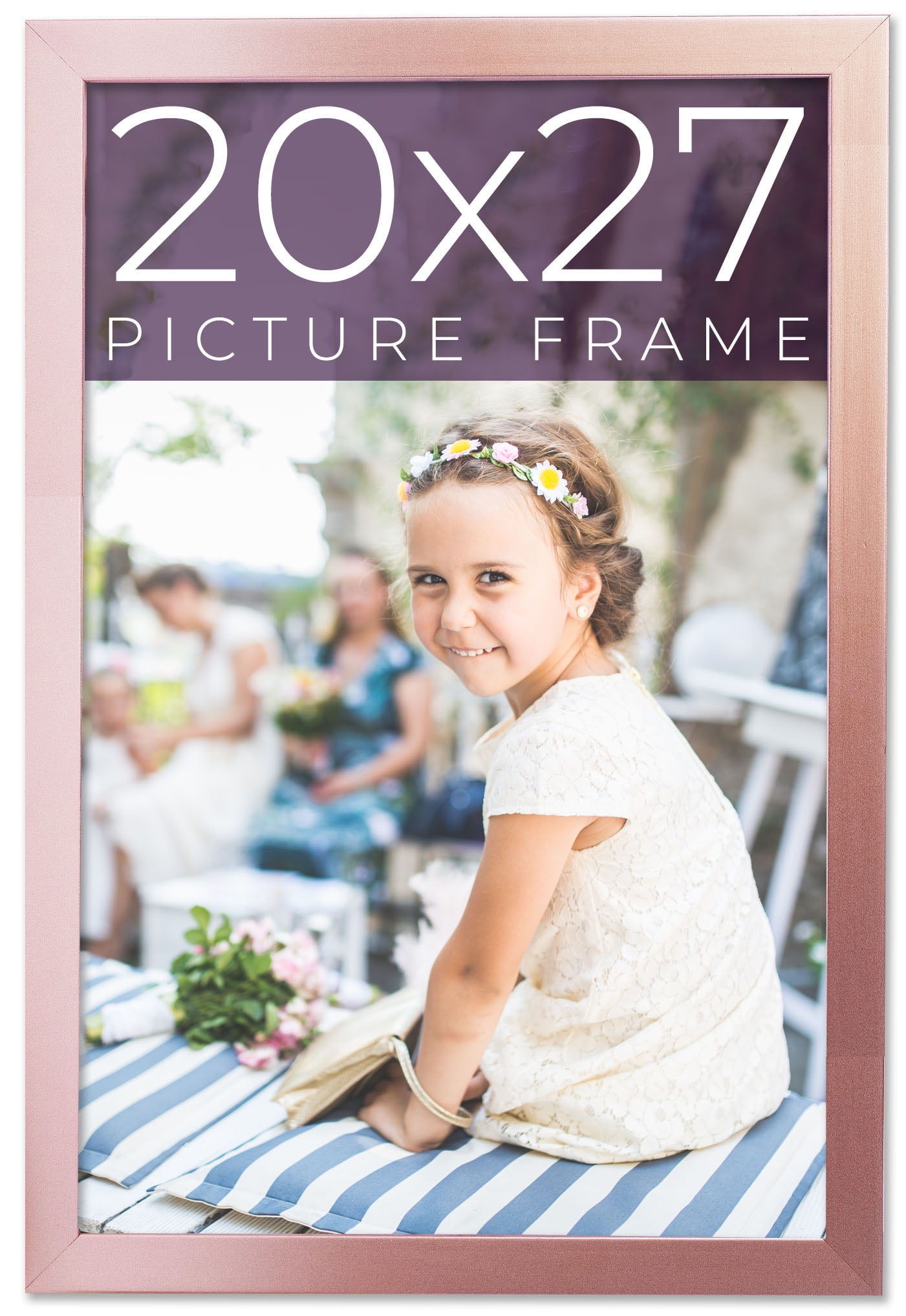 20x27 Frame Pink Real Wood Picture Frame Width 0.75 inches | Interior ...