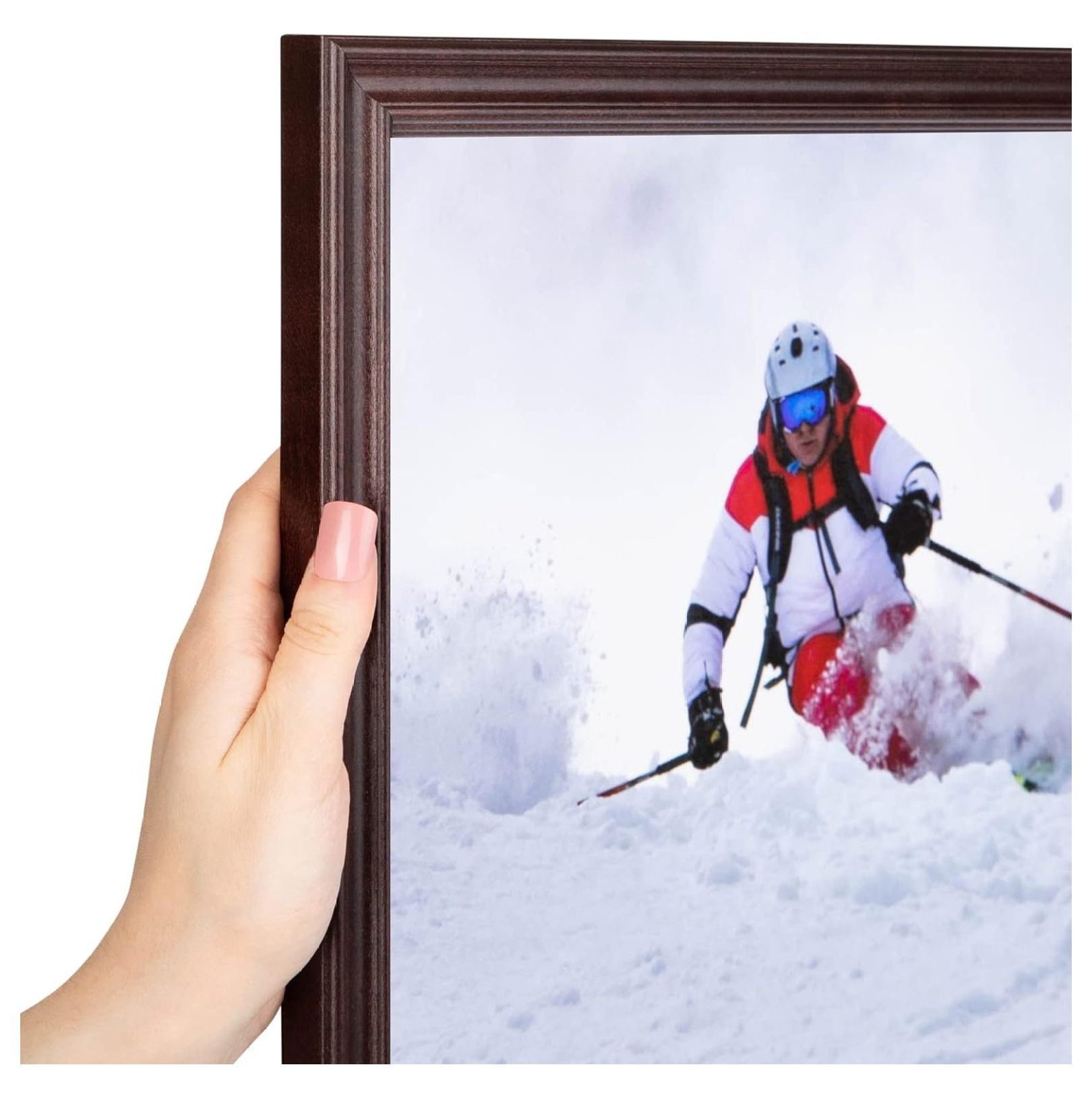 20x28 inch Cherry Stain on Hard Maple Wood Picture Frame, WOM0066-60823 ...