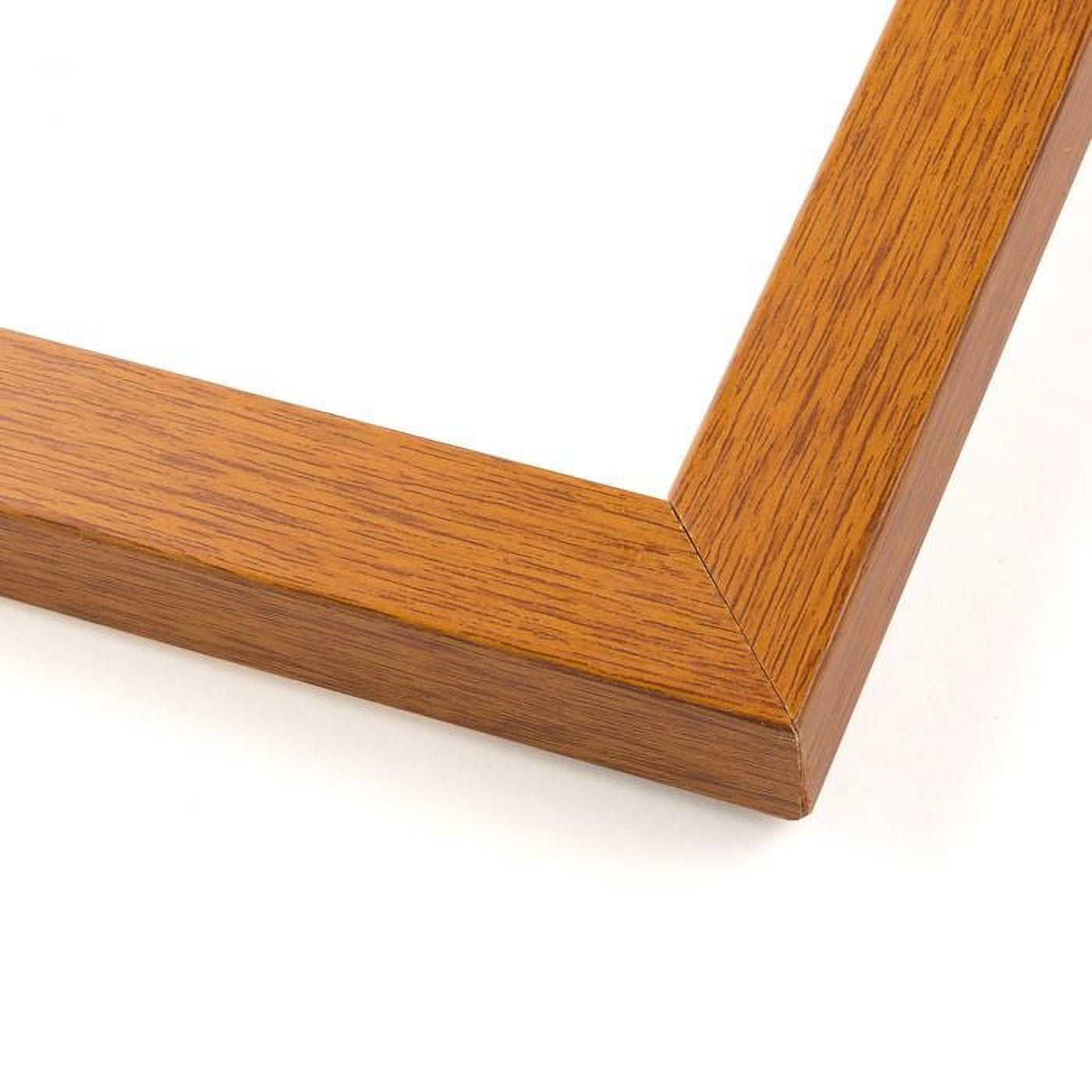 20x30 Solid Wood Frame, Honey Pecan Flat, with UV Resistant Framer's ...