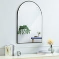 20x30 Arch Mirror Rectangle Wall Mounted Metal Frame Mirrors for ...