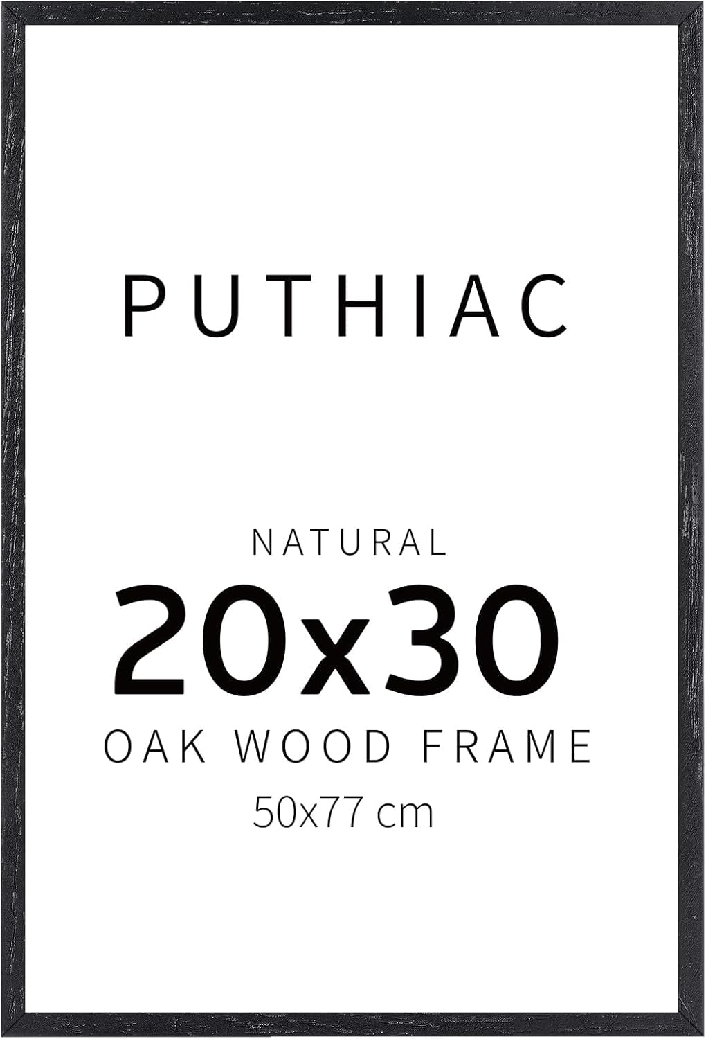 20x30 Black Oak Wood Frames - 20"x30" Poster Frames for Wall, 20x30 ...