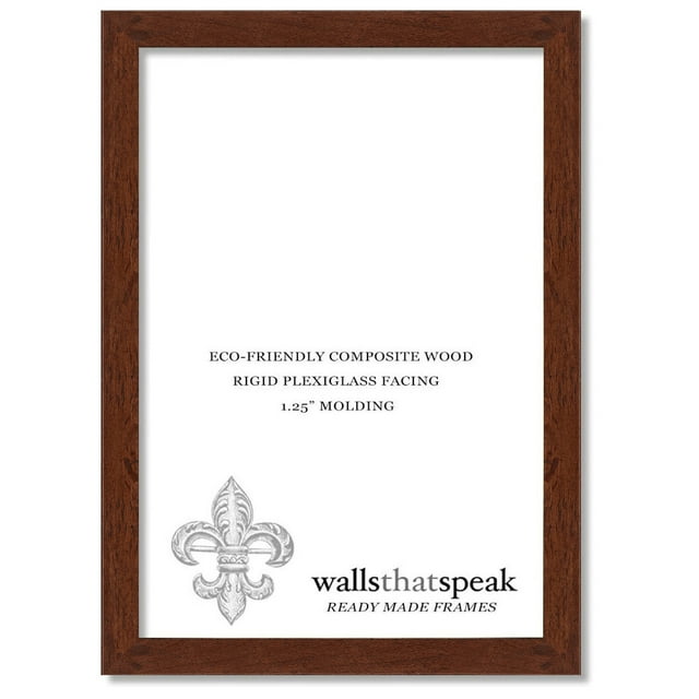 Walmart 20x30 Eco-Friendly Bonanza Wood Picture Frame, Dark Walnut ...