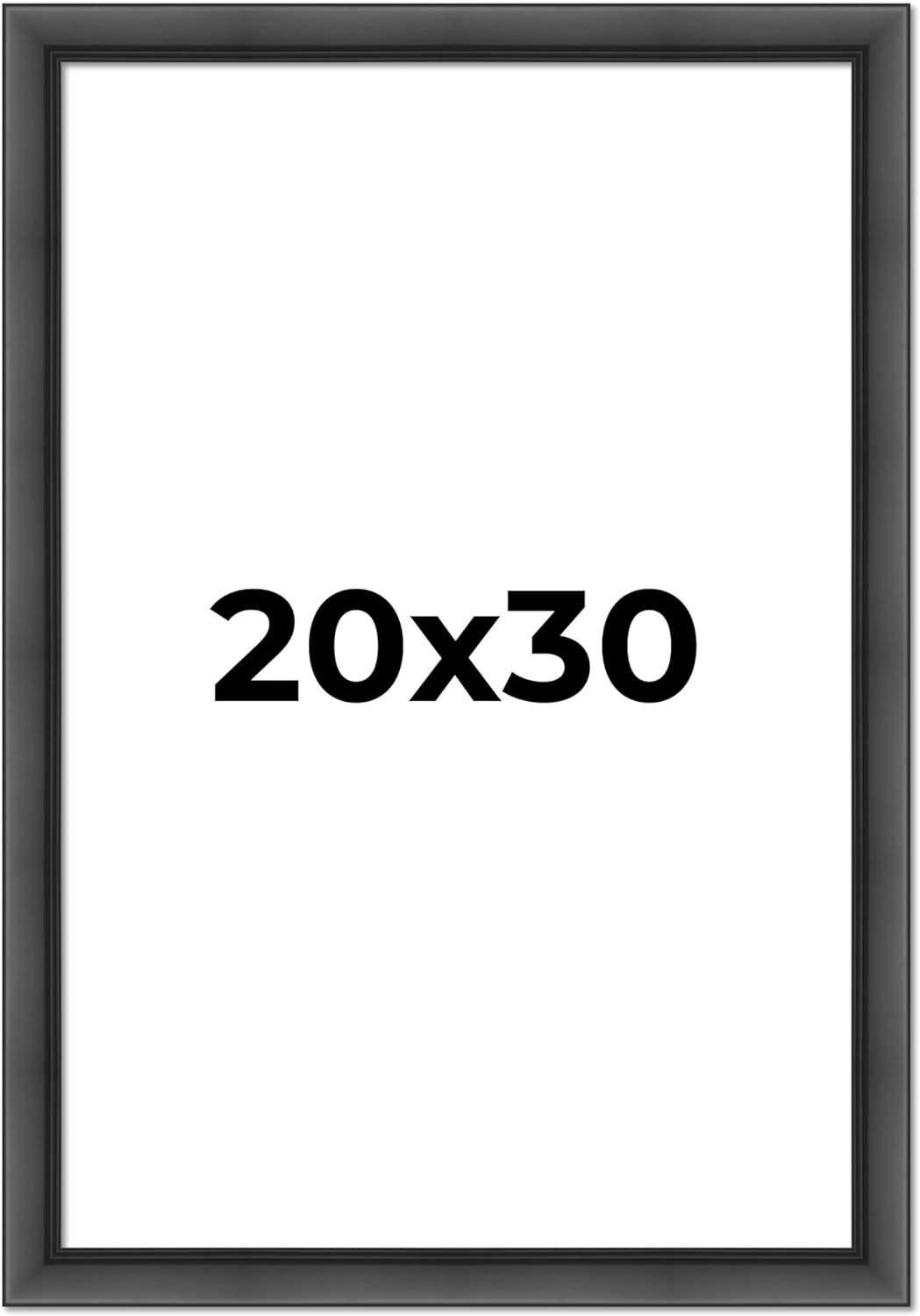 20x30 Frame Black Passaggi Solid Wood Picture Frame Width 1.5 Inches ...