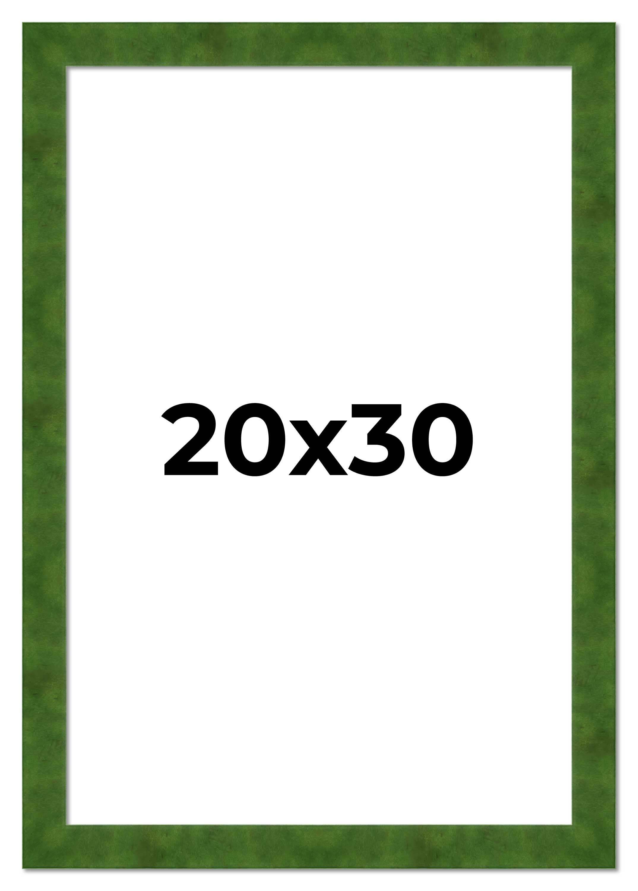 20x30 Frame Green Burl Solid Wood Picture Frame | 1.75 Inches Moulding ...