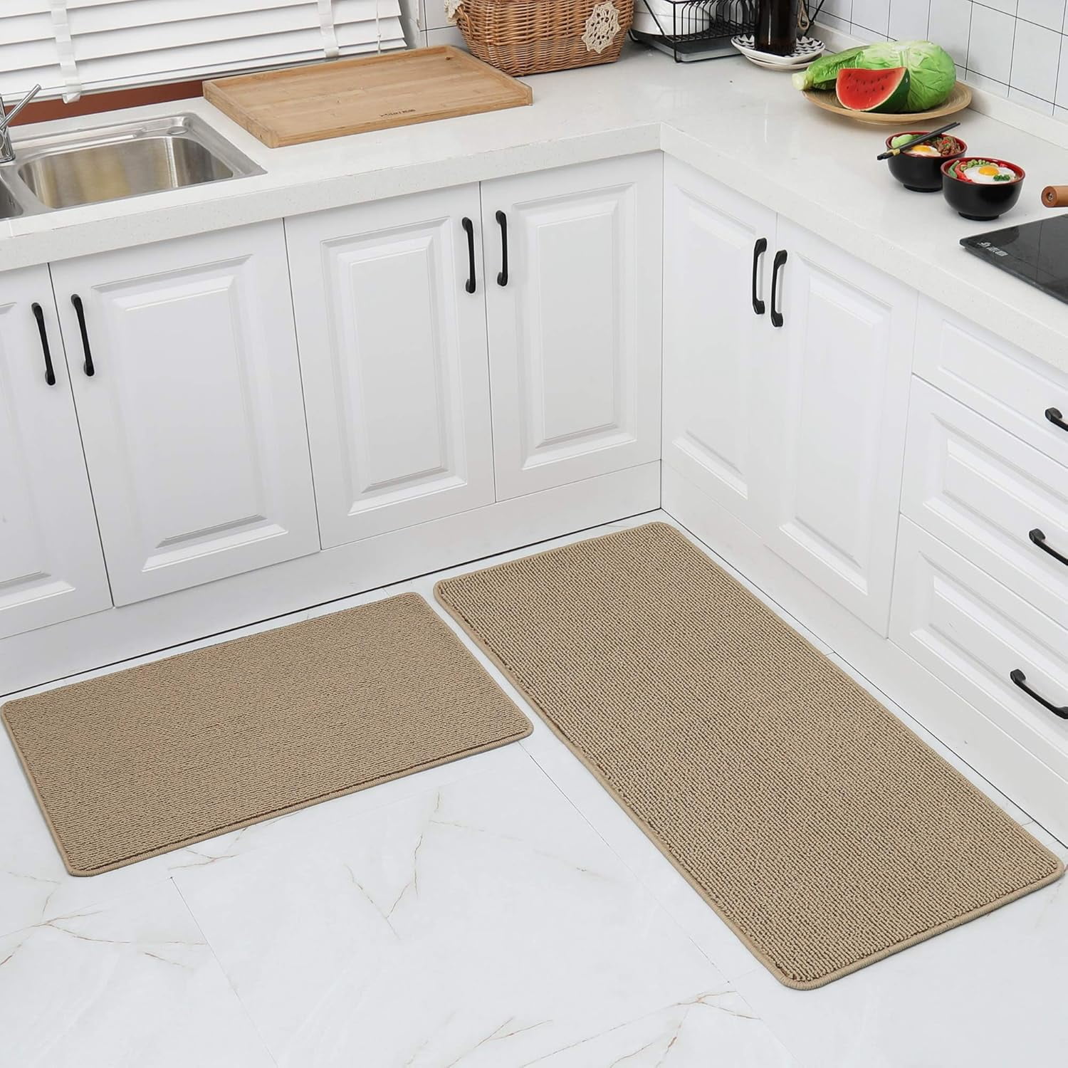 20x30 Inch/20X48 Inch Kitchen Rug Mats Made of 100% Polypropylene Strip ...