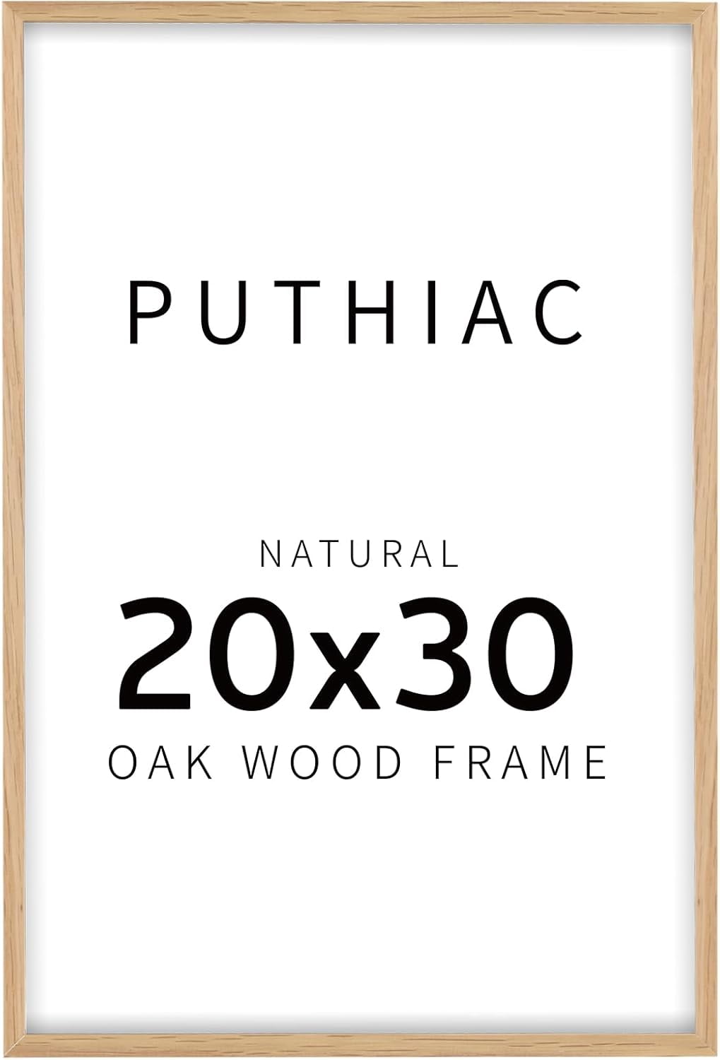 20x30 Oak Wood Picture Frames - 20"x30" Poster Frames for Wall, 20x30 ...