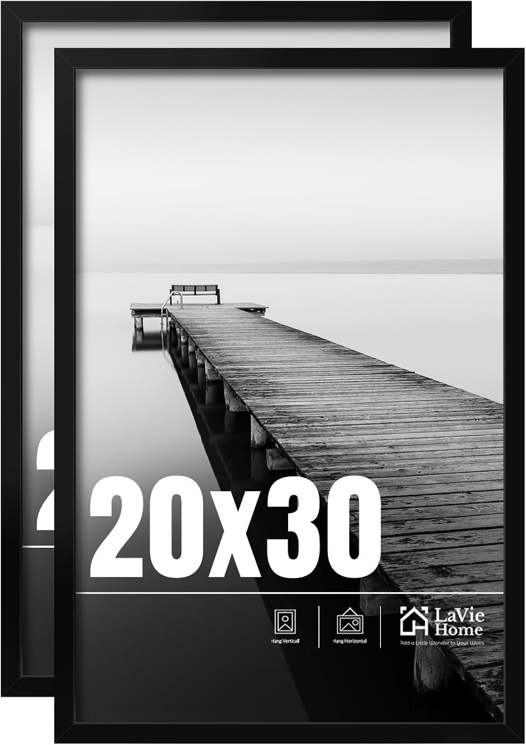 20x30 Picture Frame 2 pack, Display Pictures 20 x 30 Poster Frame ...