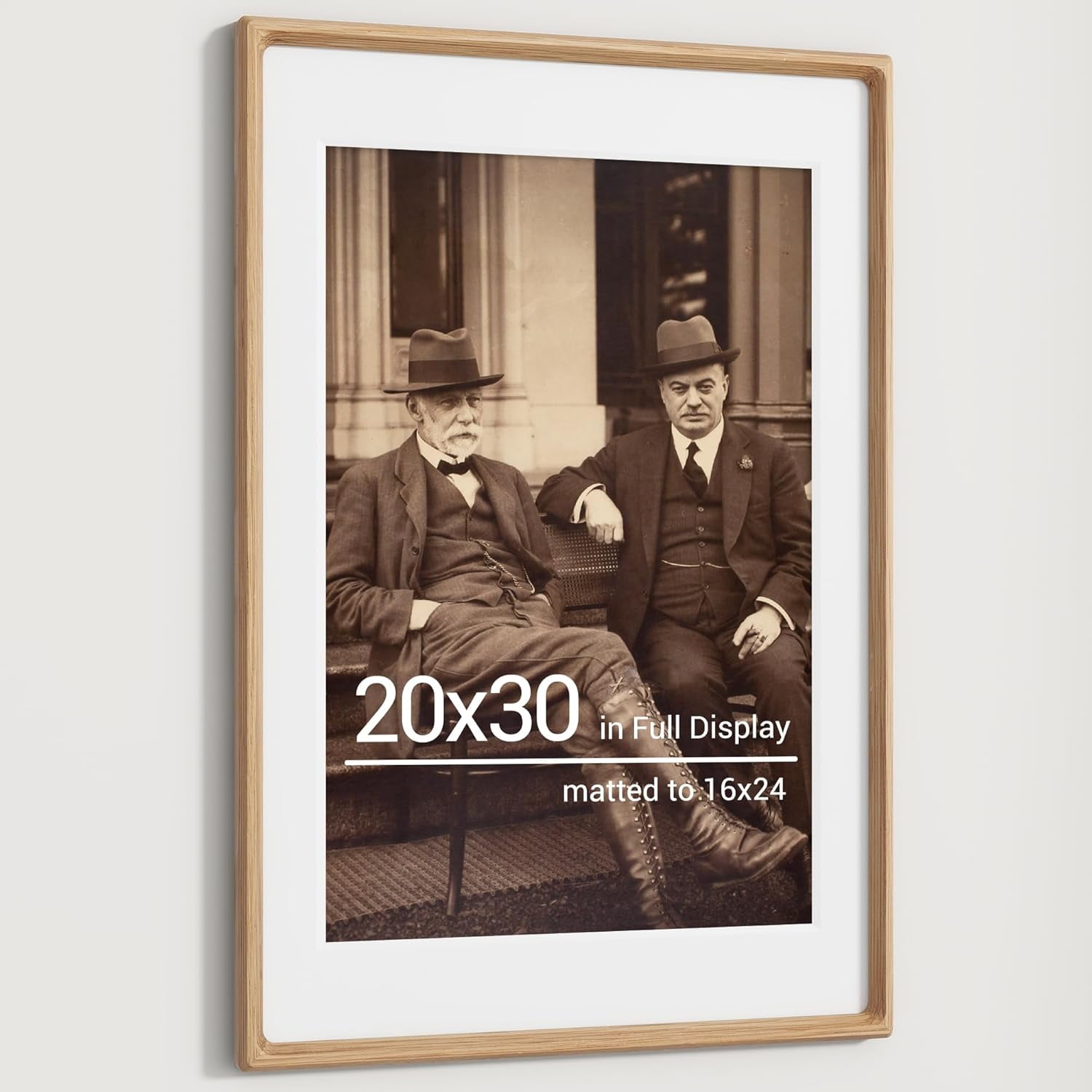 20x30 Picture Frames Natural Oak, Original Wood Hand Make Crafted ...