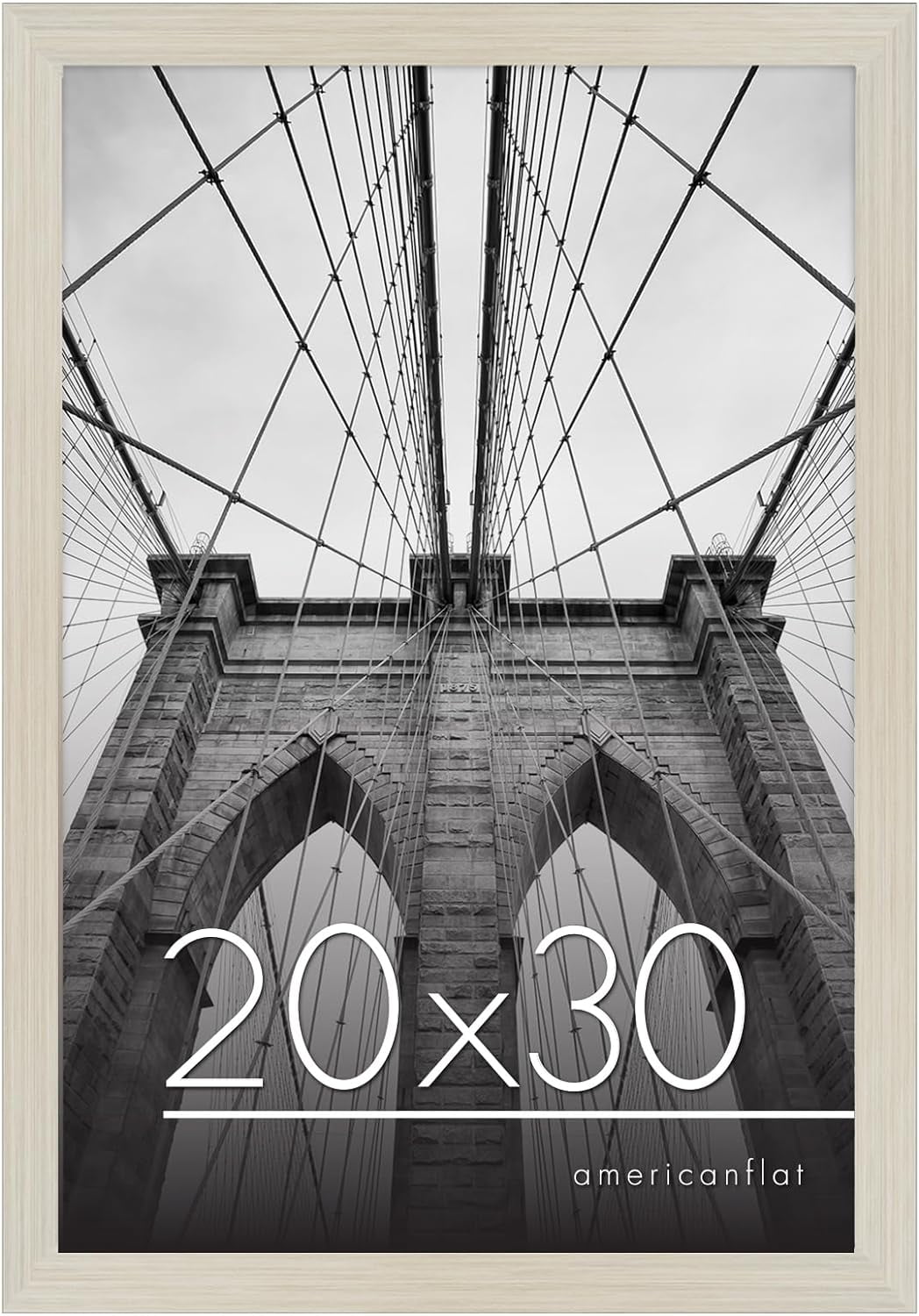 20x30 Poster Frame with Polished Plexiglass - Wide Picture Frames Made ...