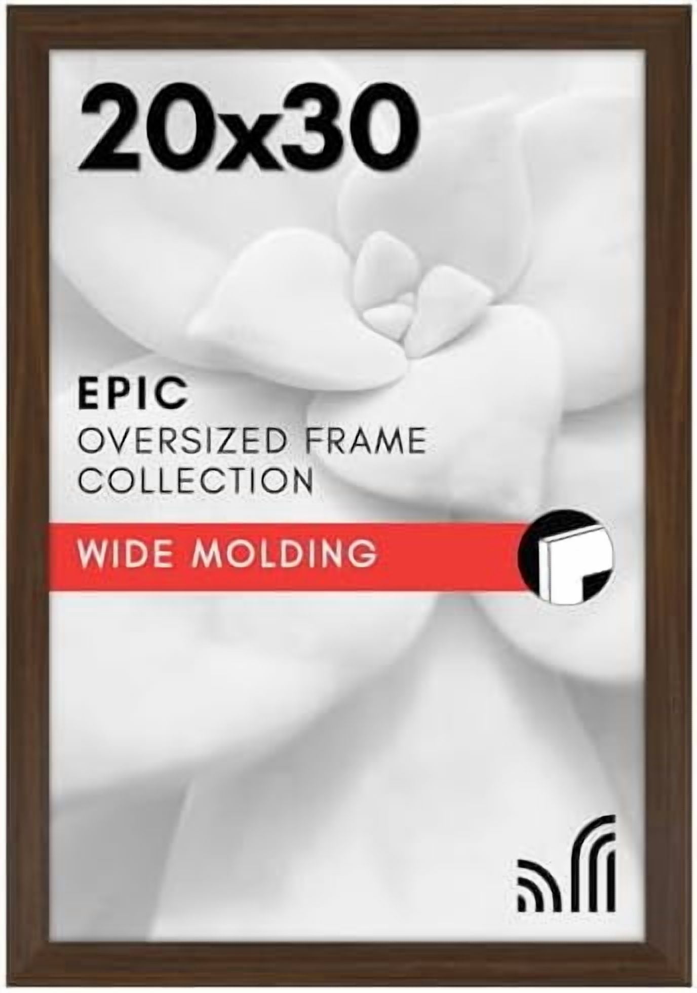 20x30 Poster Frame with Polished Plexiglass - Wide Picture Frames Made ...