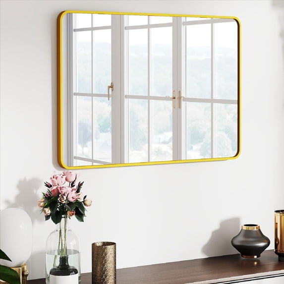 20x30 Rectangle Mirror Full Length Wall Mounted or Against Wall Frame ...
