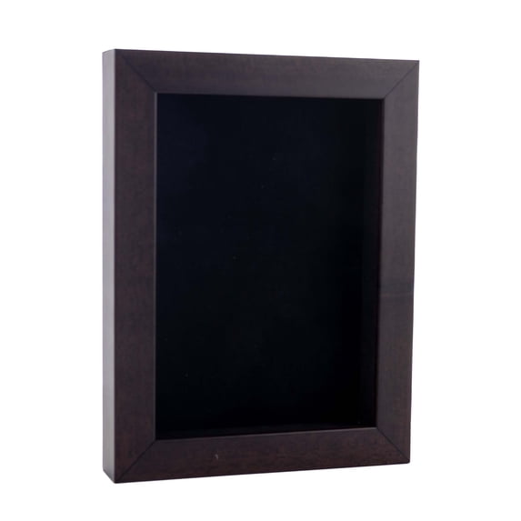20x30 Shadow Box Frame Brown Walnut Wood | With a 3/4" Usable Display ...