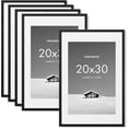 20x30 inch Picture Frame, 20x30 Photo Frames with 16x24 Removable Mat ...