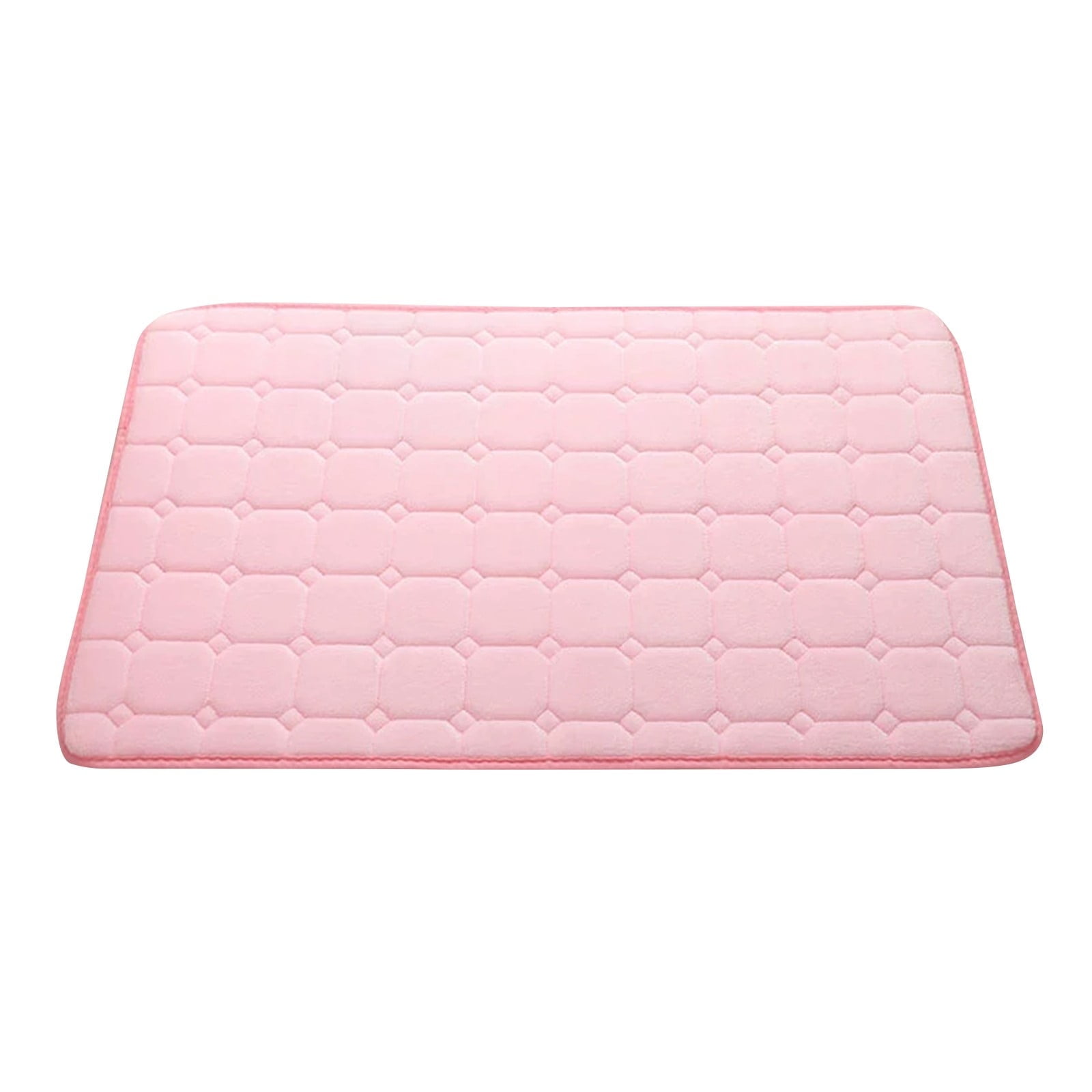 20x32-Inch Coral Velour Embossed Floor Mat With Memory Foam Carpet ...