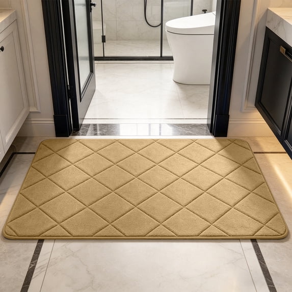 20x32 Large Bathroom Rug Mat Absorbent Microfiber Floor Mat for Living ...