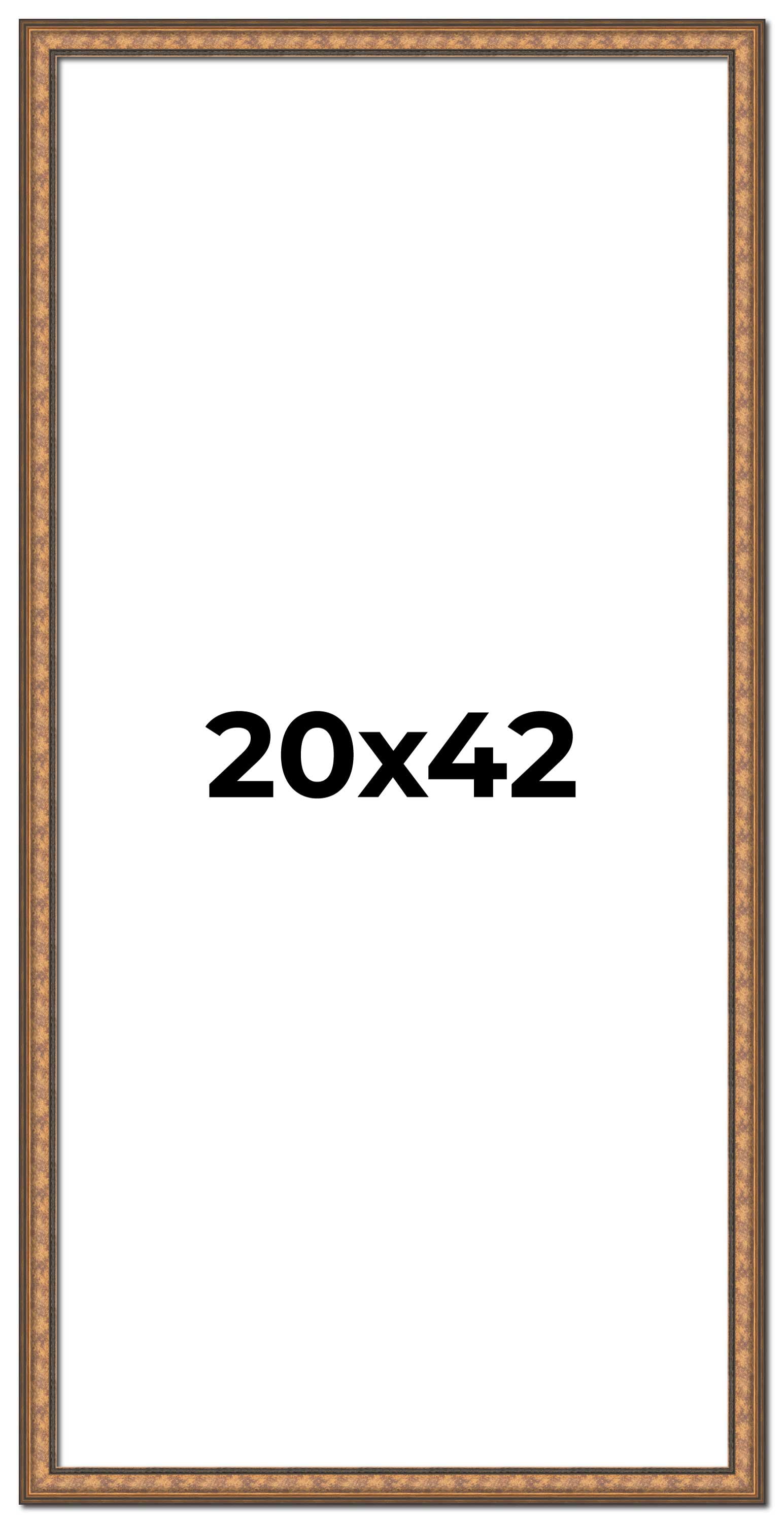 20x42 Frame Gold Real Wood Picture Frame Width 1.25 inches | Interior ...