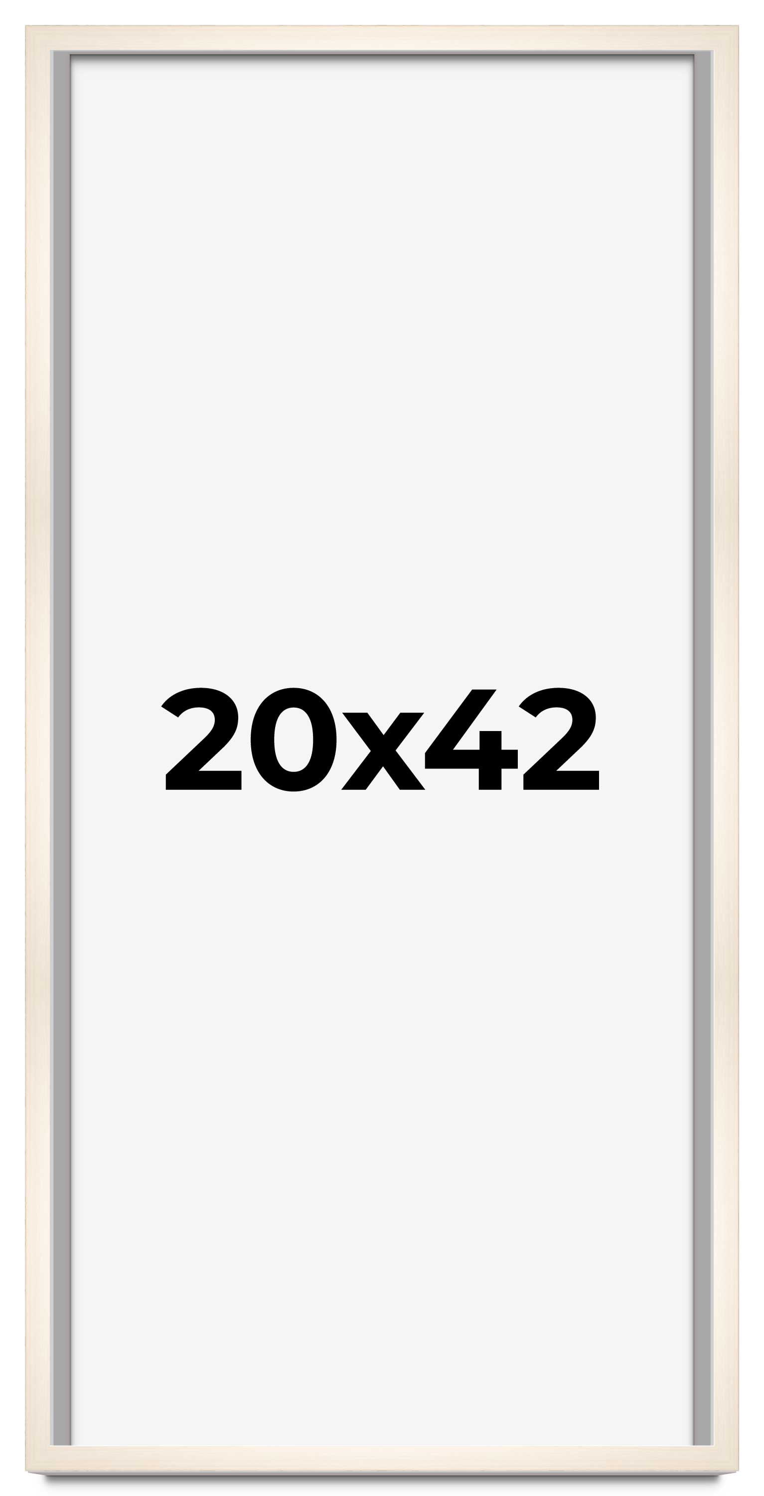 20x42 Shadow Box Cream of Wheat White Washed Display Frame | 0.875 ...