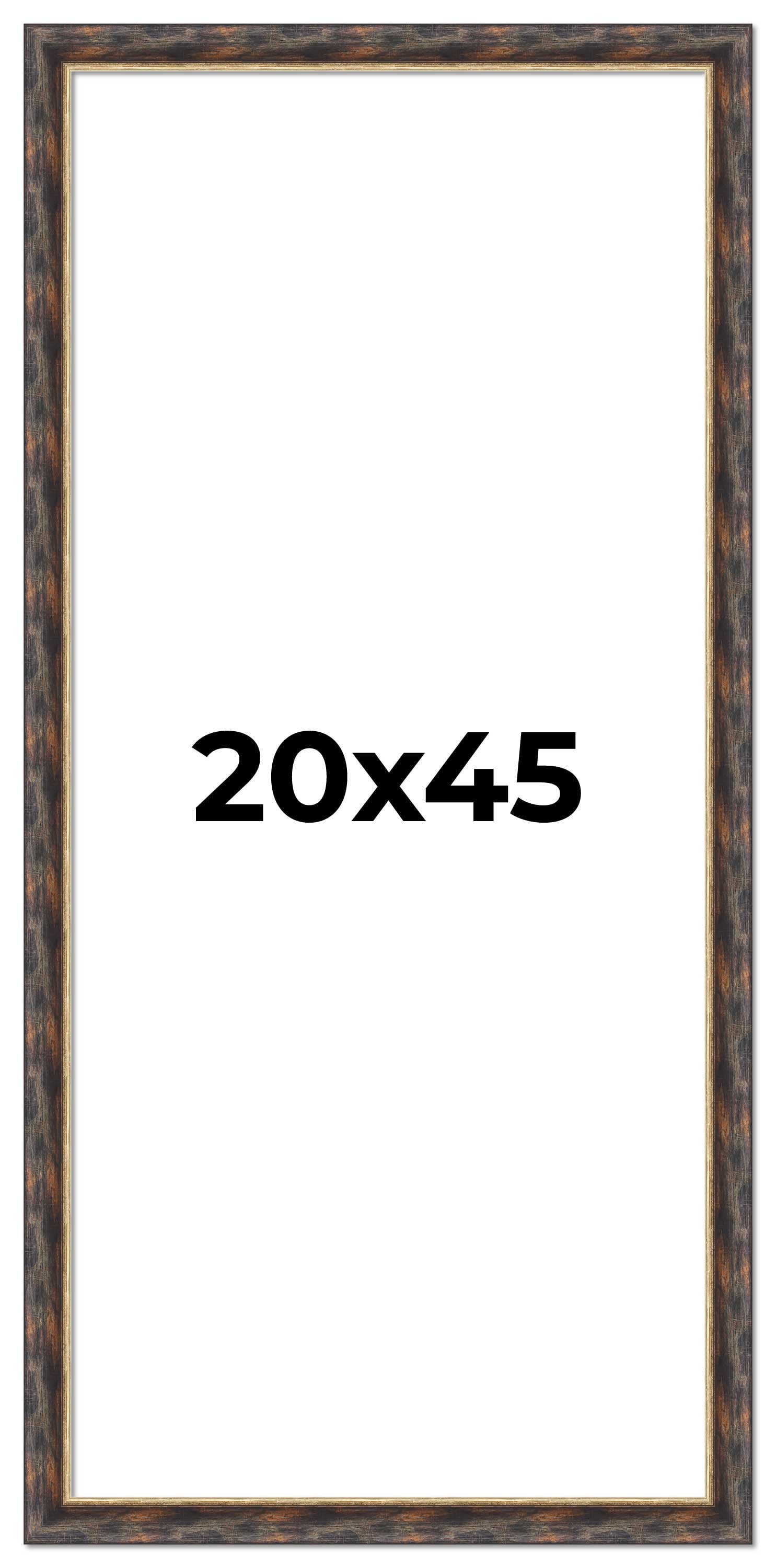 20x45 Frame Gold Real Wood Picture Frame Width 1.5 inches | Interior ...