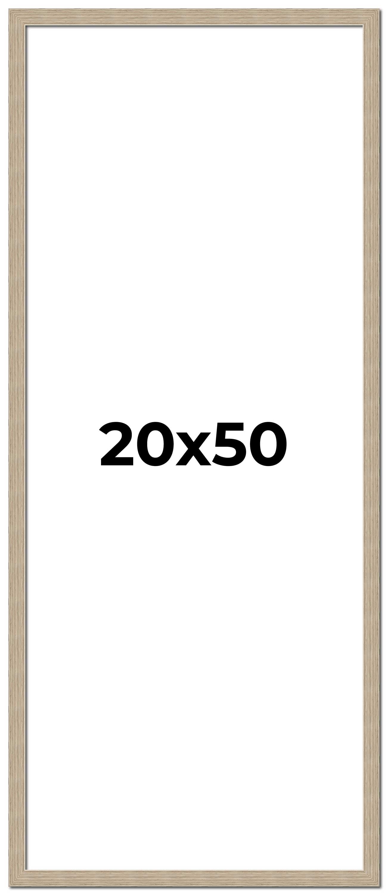 20x50 Frame Grey Solid Wood Picture Frame Width 1 Inches | Interior ...