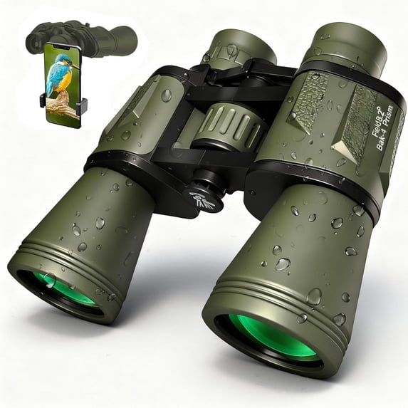 20x50 High Powered Binoculars for Adults with Phone Adapter ...