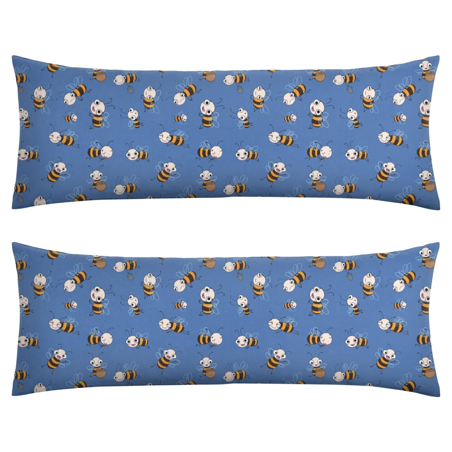 20x54 Honeycomb Pattern Body Pillow Case - Full-Length Support Cover ...