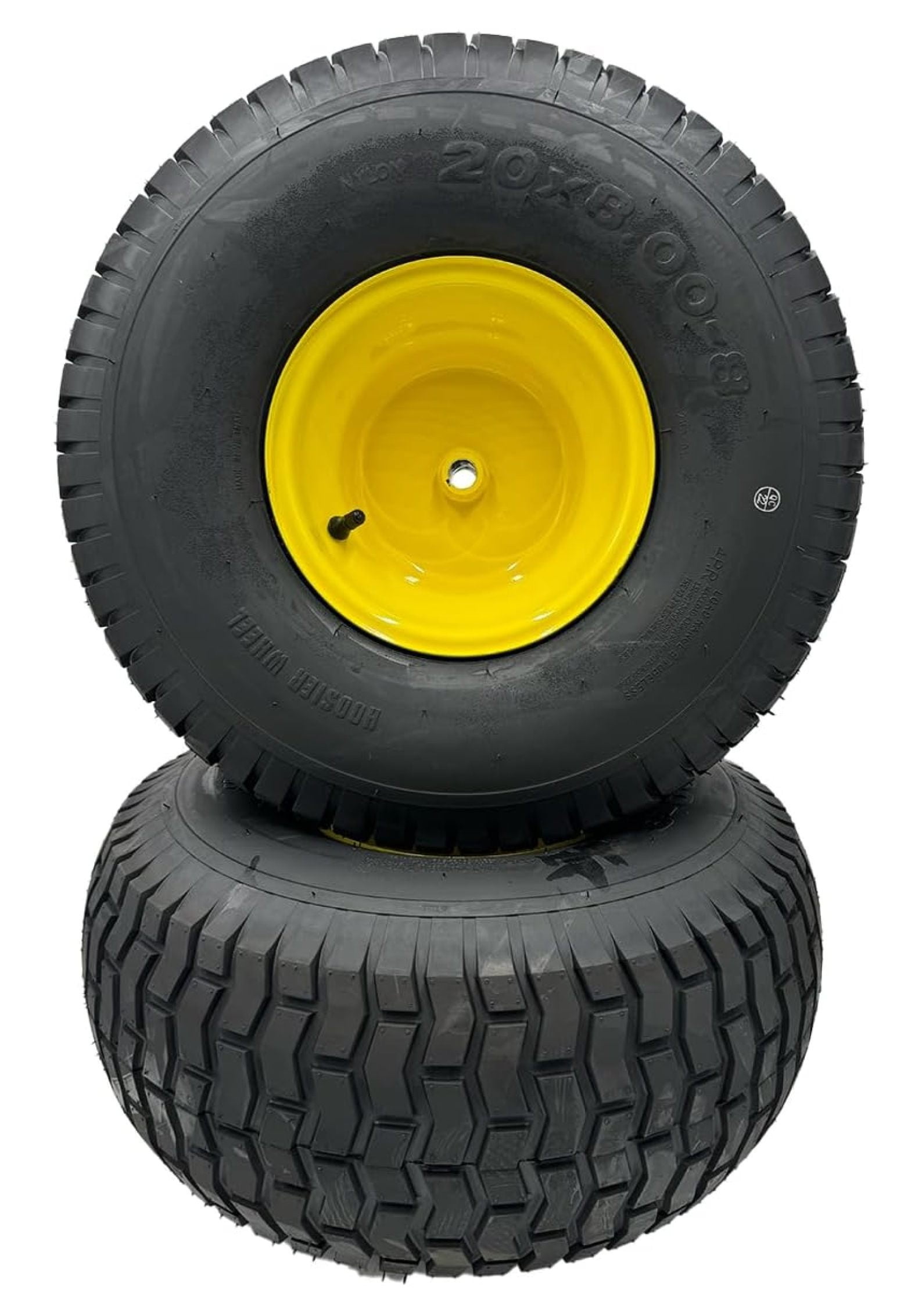 20x8.00-8 Lawn Mower Wheels - Set of 2 - Fits on 3/4 Inch Axle ...