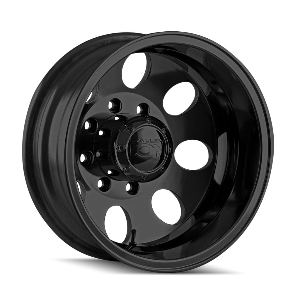 20x8.25 Ion 167 Gloss Black DUALLY REAR Wheel 8x200 (-192mm) - Walmart.com