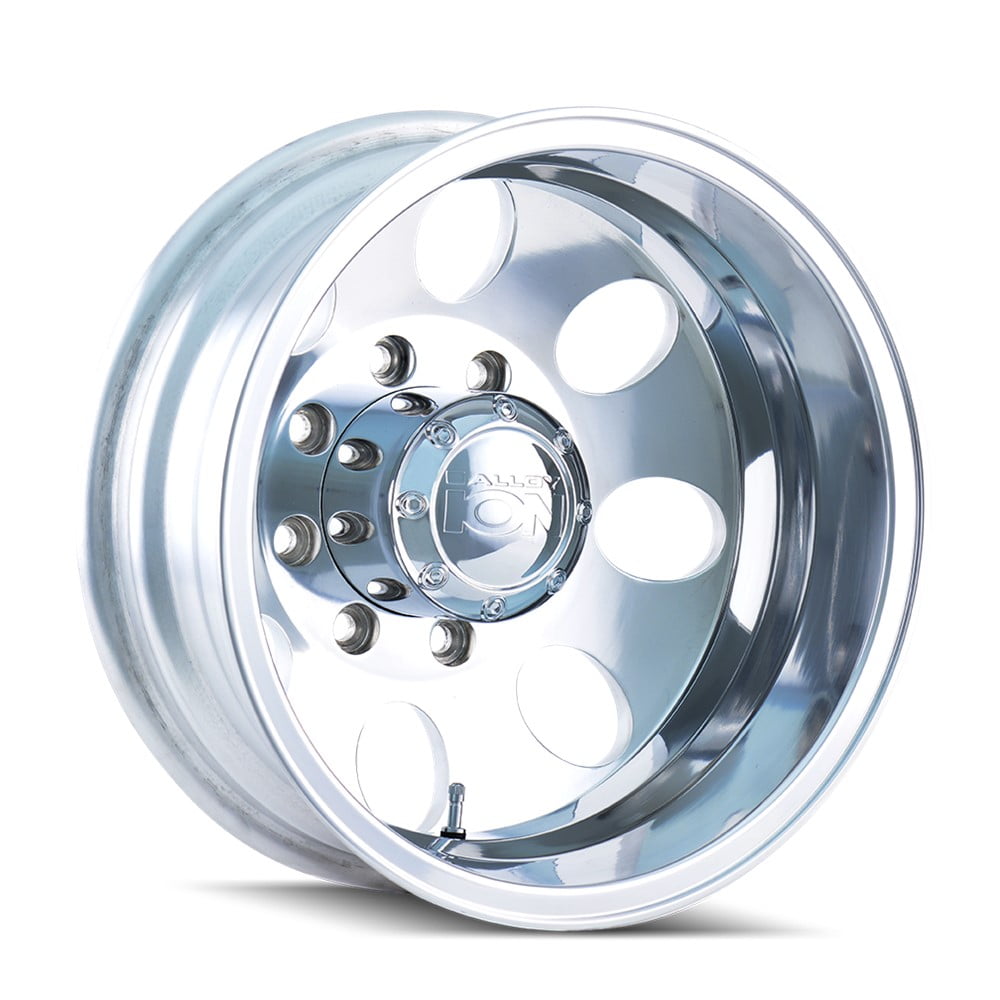 20x8.25 Ion 167 Polished DUALLY REAR Wheel 8x200 (-192mm) - Walmart.com