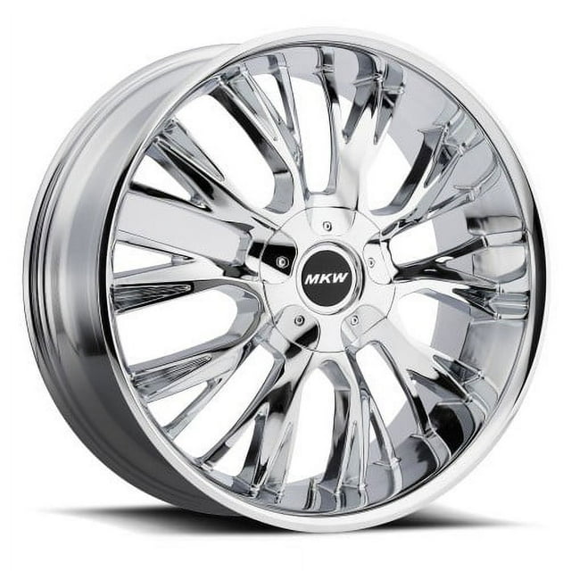 20x8.5 MKW M122 Chrome Wheel 5x112/5x4.5 (40mm) - Walmart.com