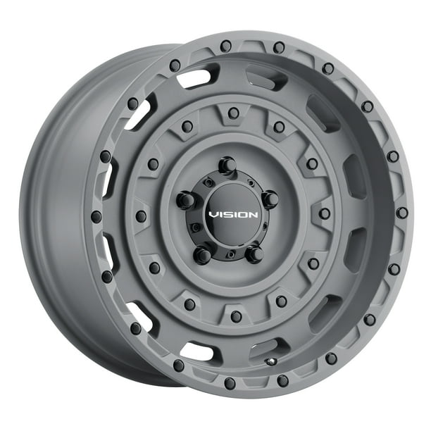 20x9.5 Vision 403 Tactical Thrashed Gun Metal Wheel 6x5.5 (-18mm ...