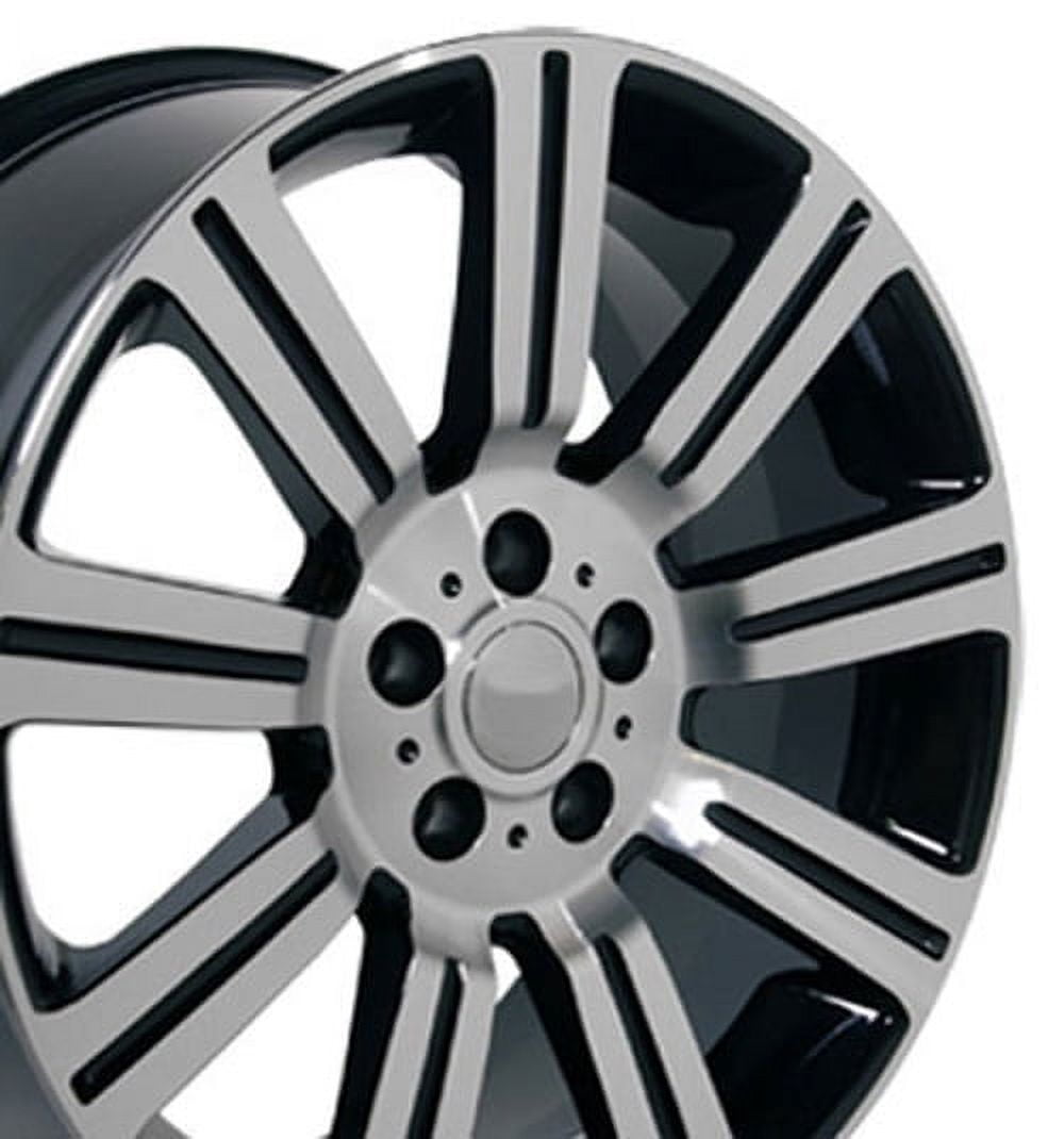 20x9.5 Wheel Fits Land Rover - Range Rover Stormer Style Black with ...