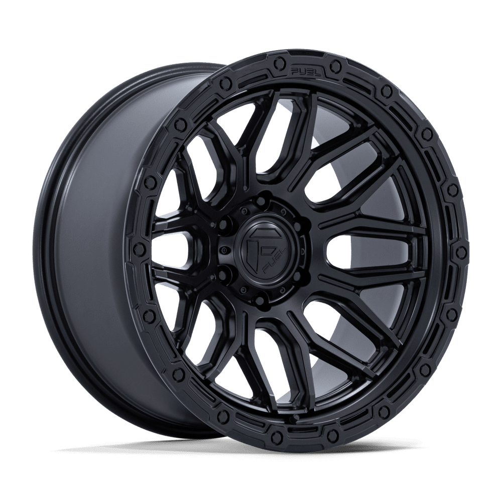 20x9 Fuel Off-Road FC881 Surge Matte Black W/ Gloss Black Lip Wheel ...