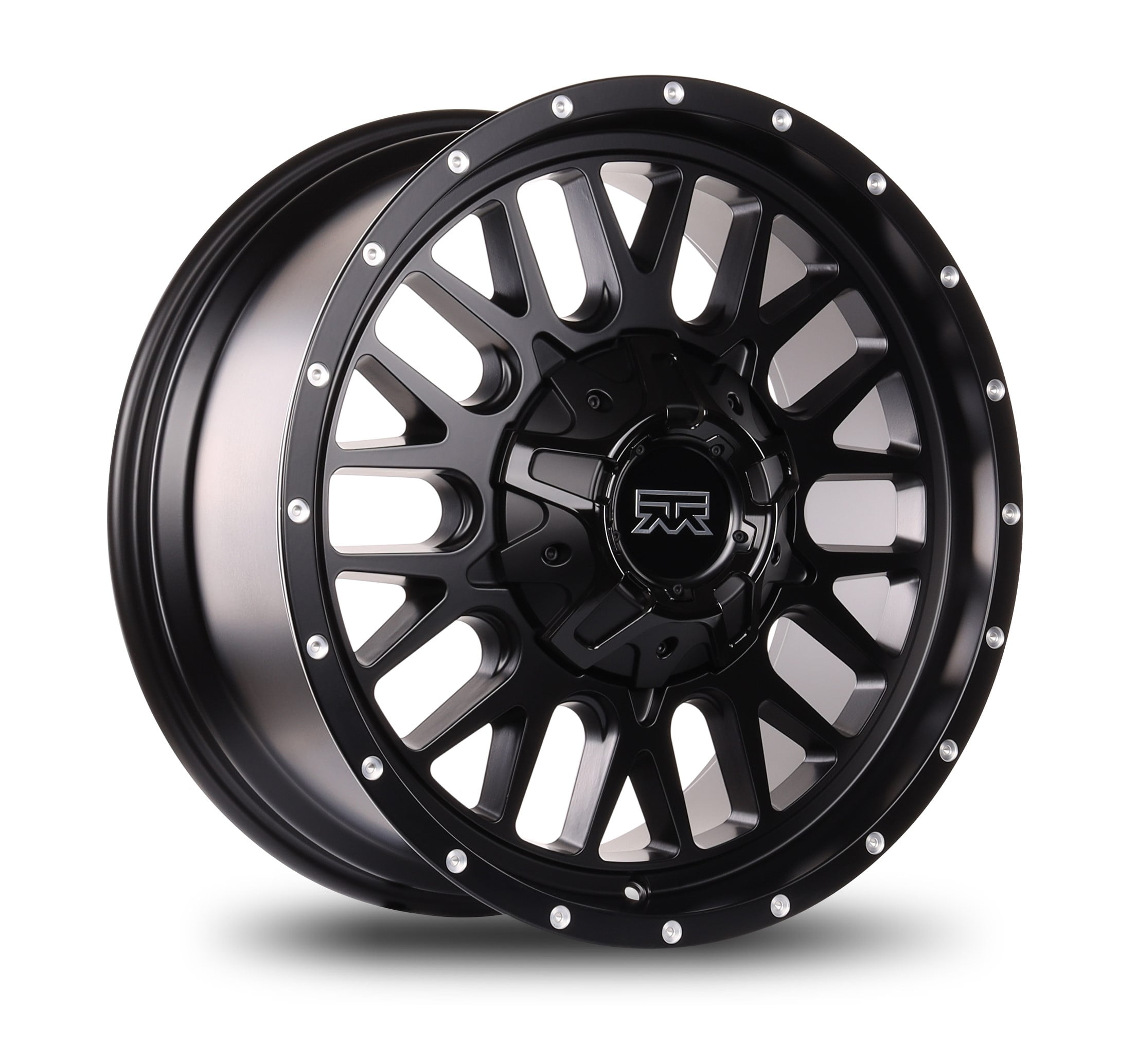 20x9 Mudder Trucker MT937 Sawtooth Satin Black 6x135 6x139.7 6x5.5 ET18 ...