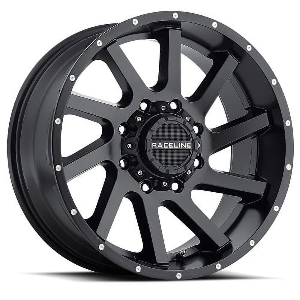 20x9 Raceline 932B Twist Satin Black Wheel 8x180 (+12mm) - Walmart.com