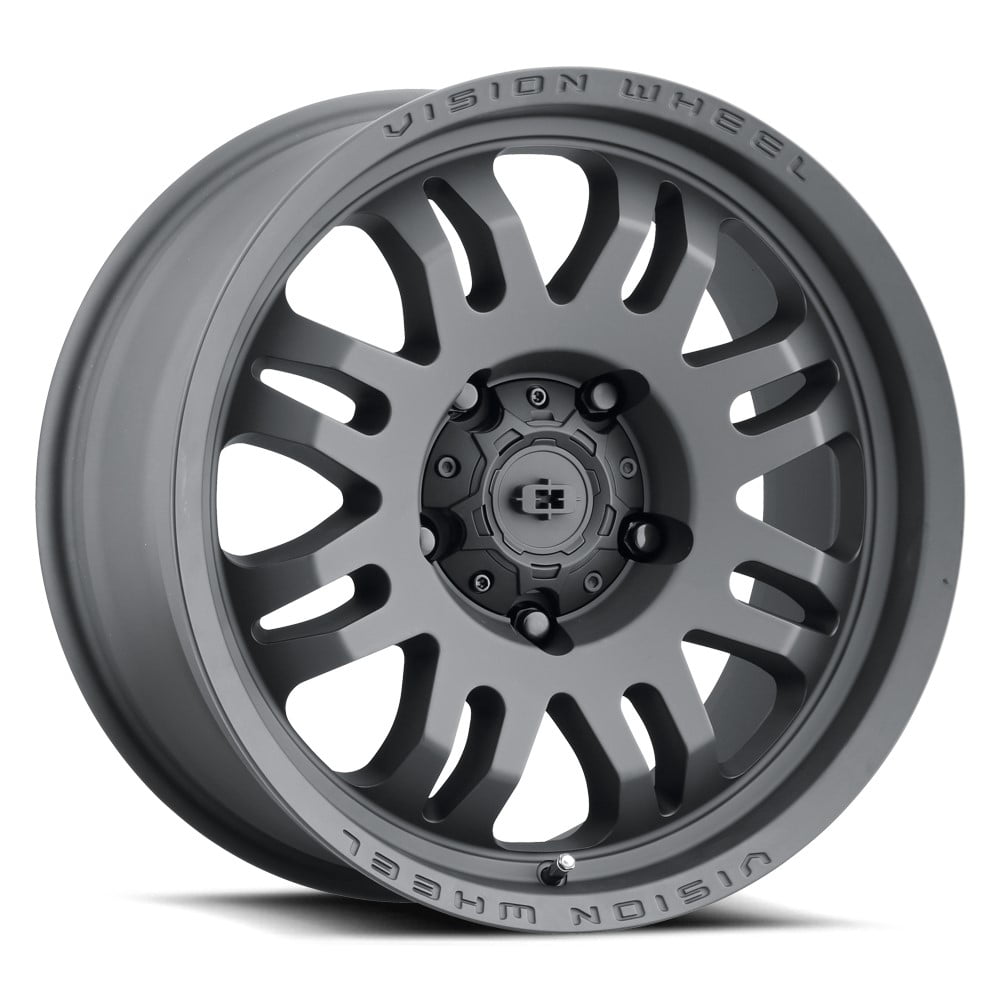 20x9 Vision 409 Inferno Satin Black Wheel 6x5.5 (12mm) - Walmart.com
