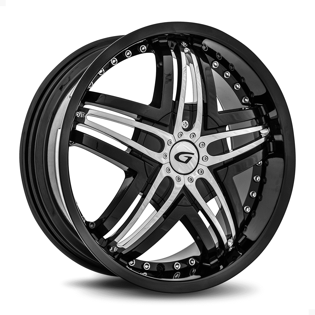 20x9 Vision Off-Road 360 Sliver Chrome Wheel 5x5 (10mm) - Walmart.com