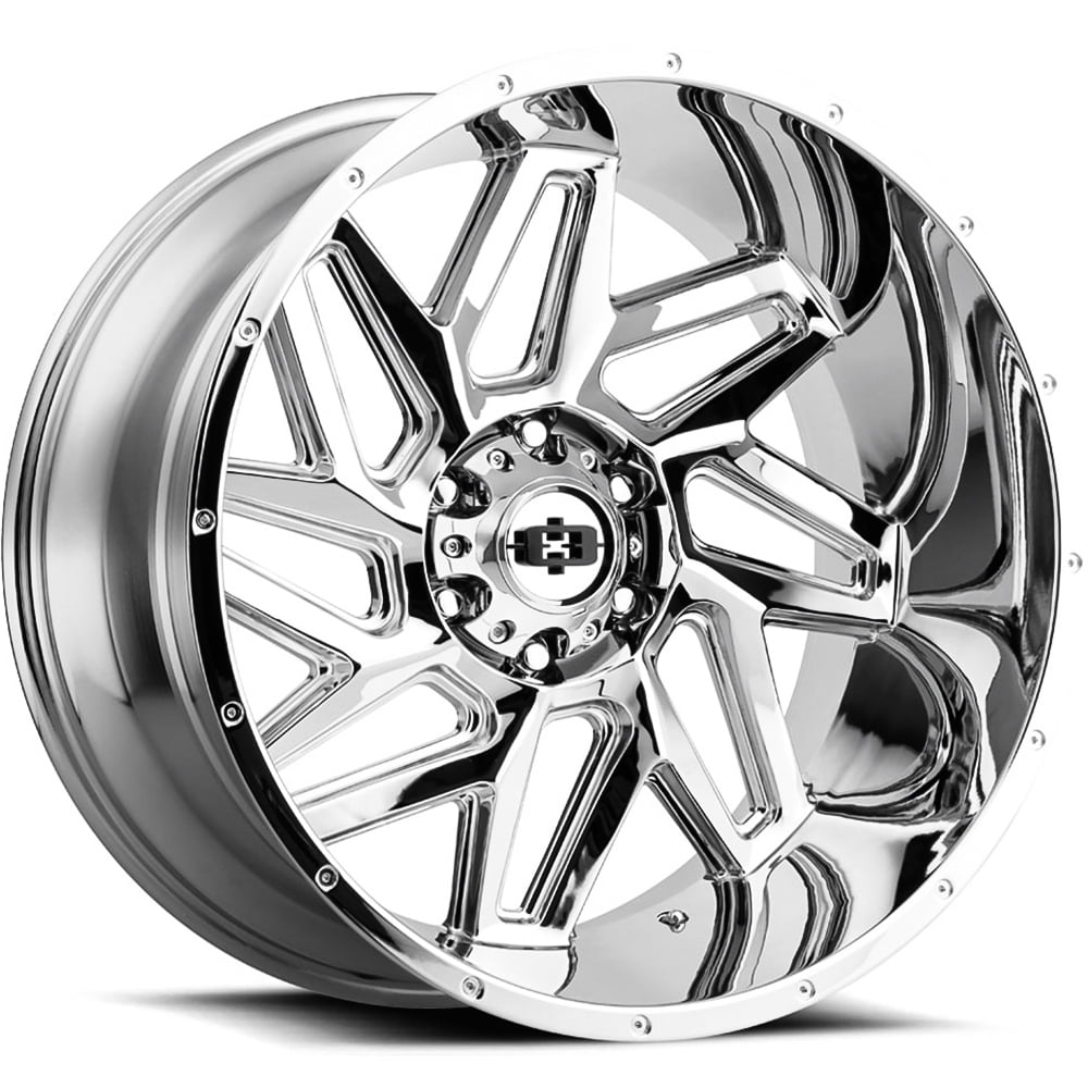 20x9 Vision Off-Road 361 Spyder Chrome Wheel 5x150 (12mm) - Walmart.com