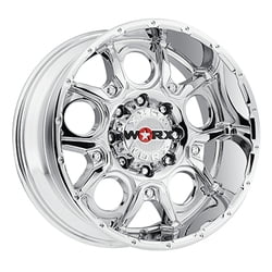 20x9 Worx 809C Rebel Chrome Wheel 8x170 (18mm) - Walmart.com