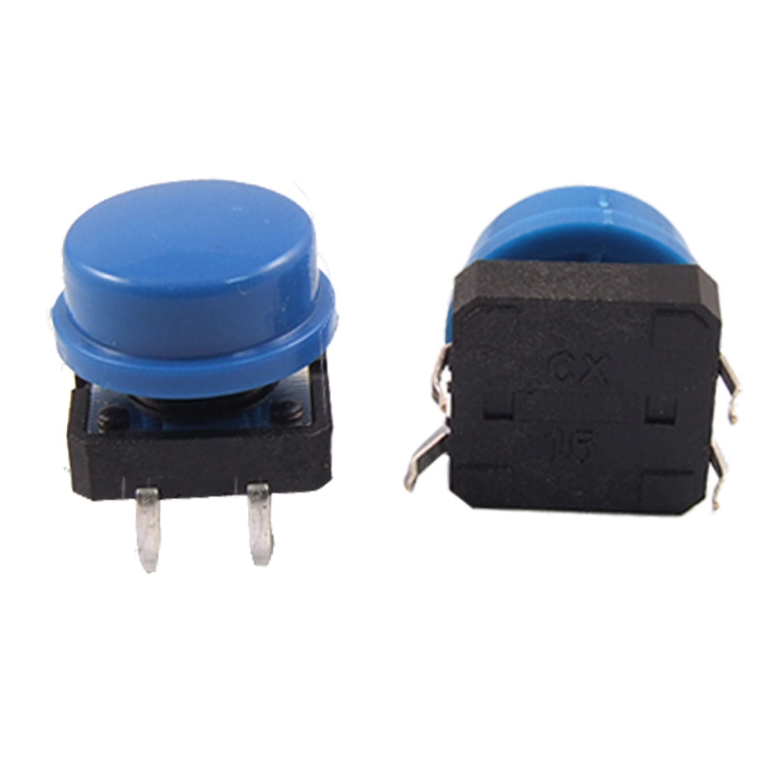 20xMomentary Tact Push Button Switch 4 Pin DIP Through Hole 12x12x12mm ...