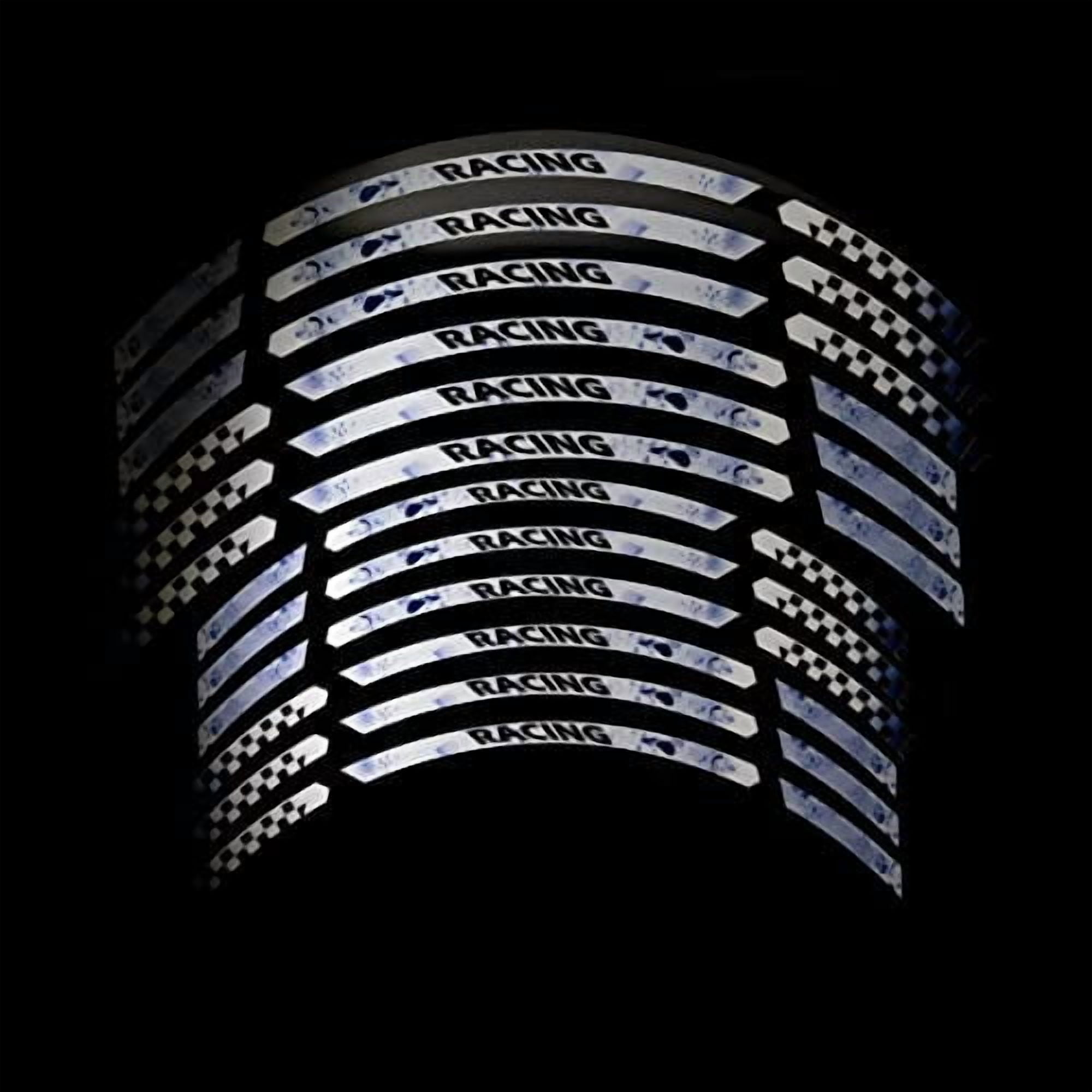 21"/18"Inch Motorcycles Rim Wheel Reflective Stripes Decals Tape ...