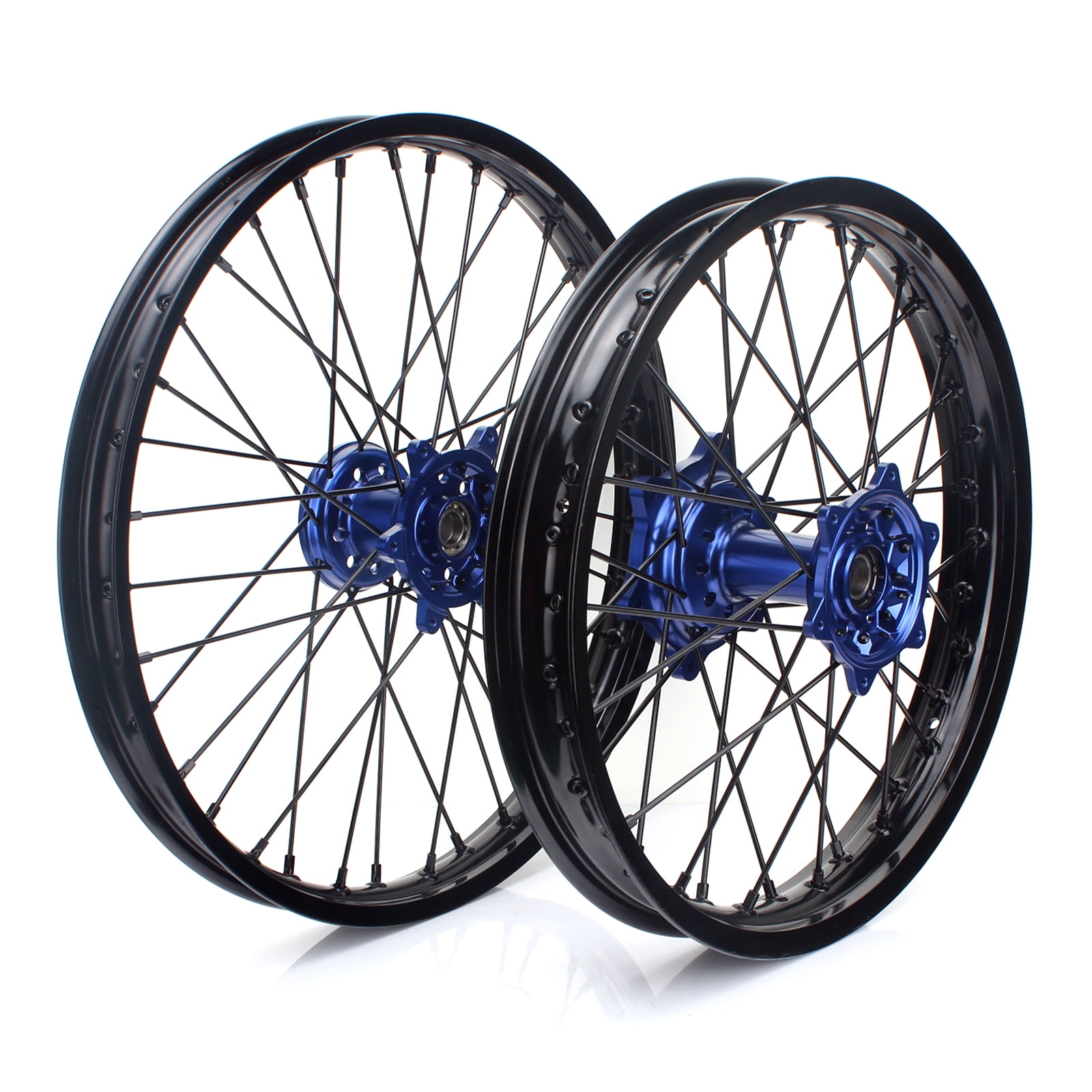 21" 19" MX Front Rear Wheels Rims Hubs for Yamaha YZ 125 / 250 YZ125 ...