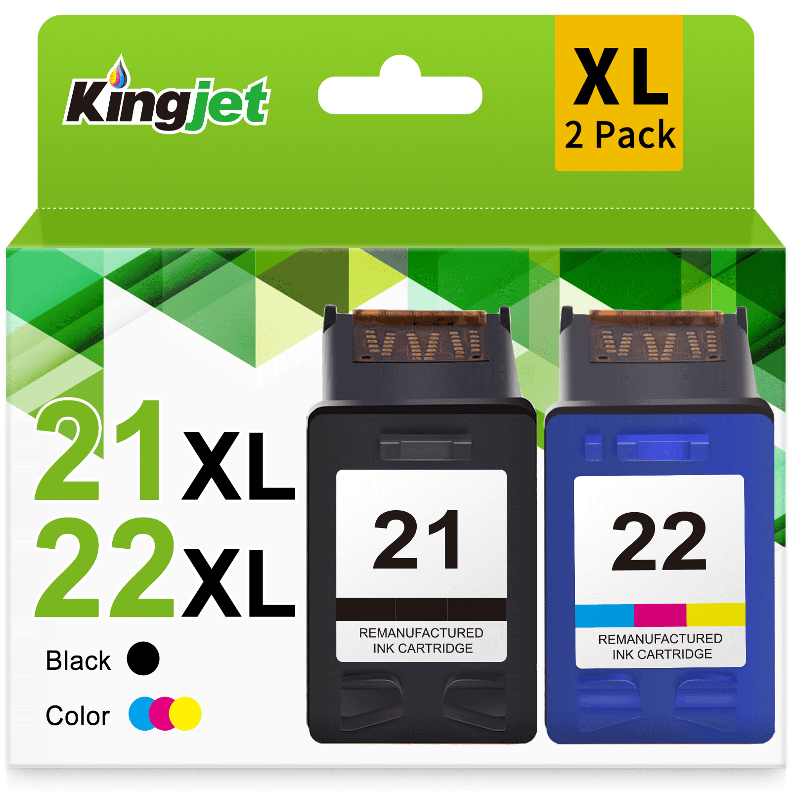 21 22 Ink for HP Ink 21 22 Combo 21XL 22XL C9351AN C9352AN for HP ...