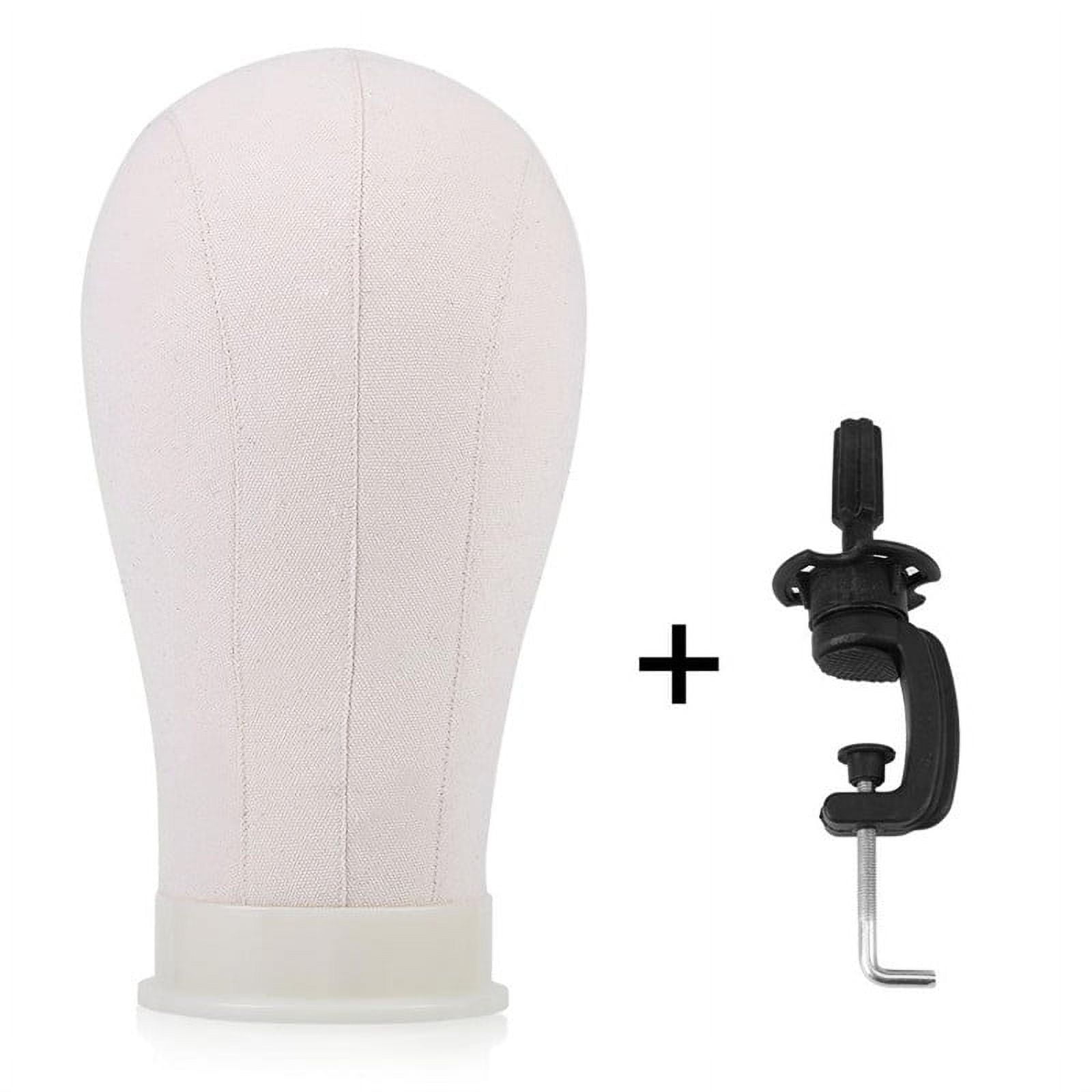 21-23" Size Professional Mannequin Canvas Head Wig Display with Table ...