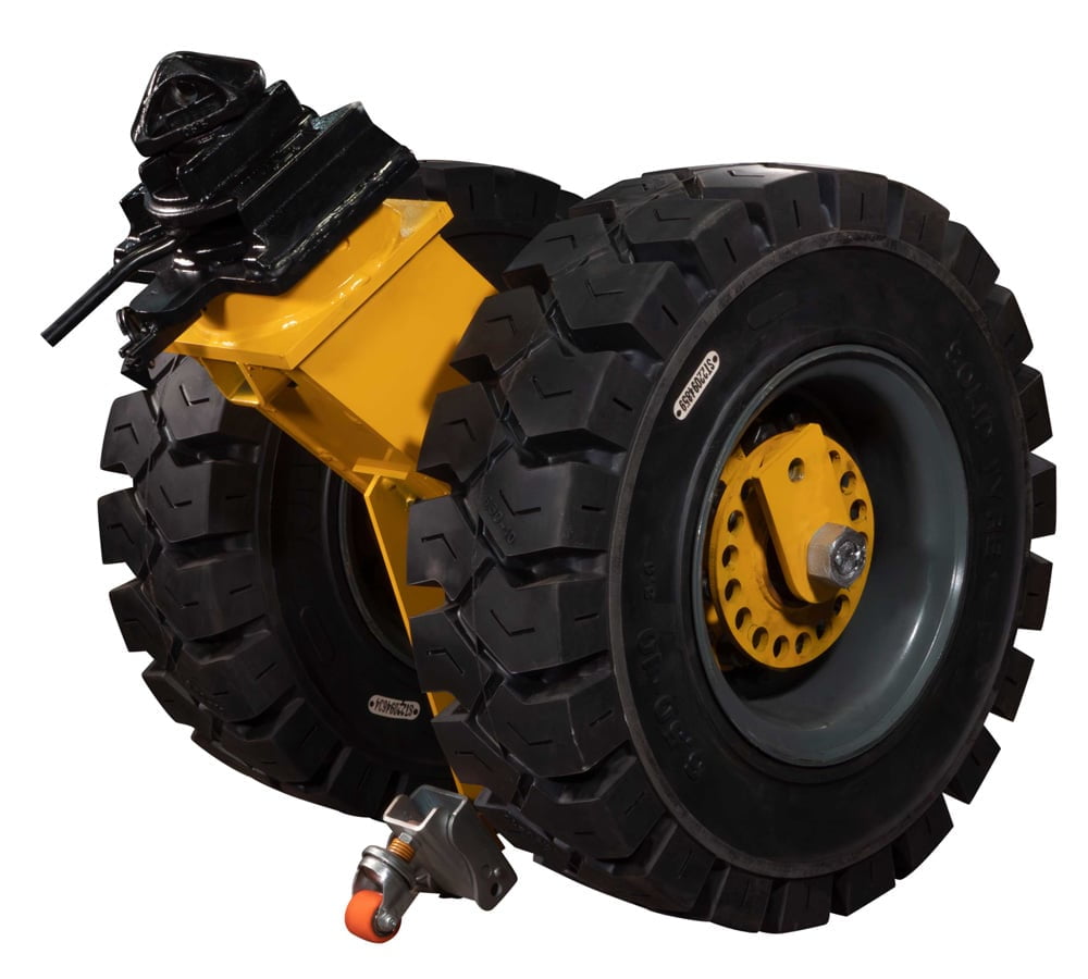 21.3" Shipping Container Rugged Caster Dual Wheel - 4000 lbs WLL/Unit ...