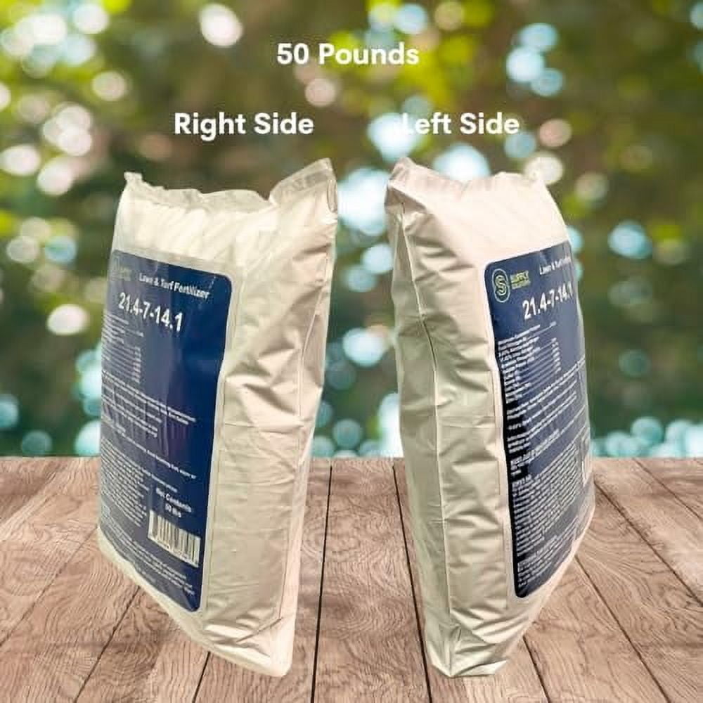 21.4-7-14.1 Lawn and Turf Fertilizer with Iron - Achieves a Lush Green ...