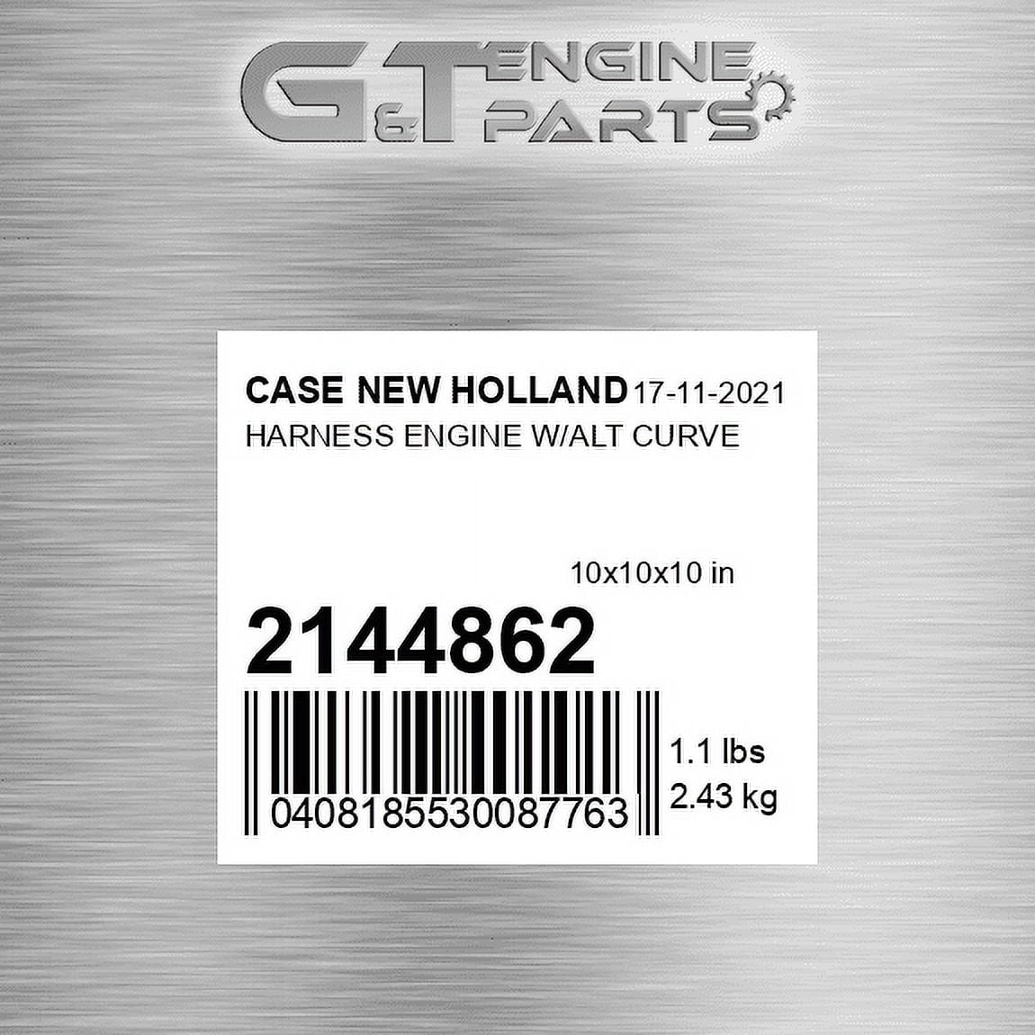 21.44862 HARNESS ENGINE W/ALT CURVE fits CASE NEW HOLLAND (New OEM ...