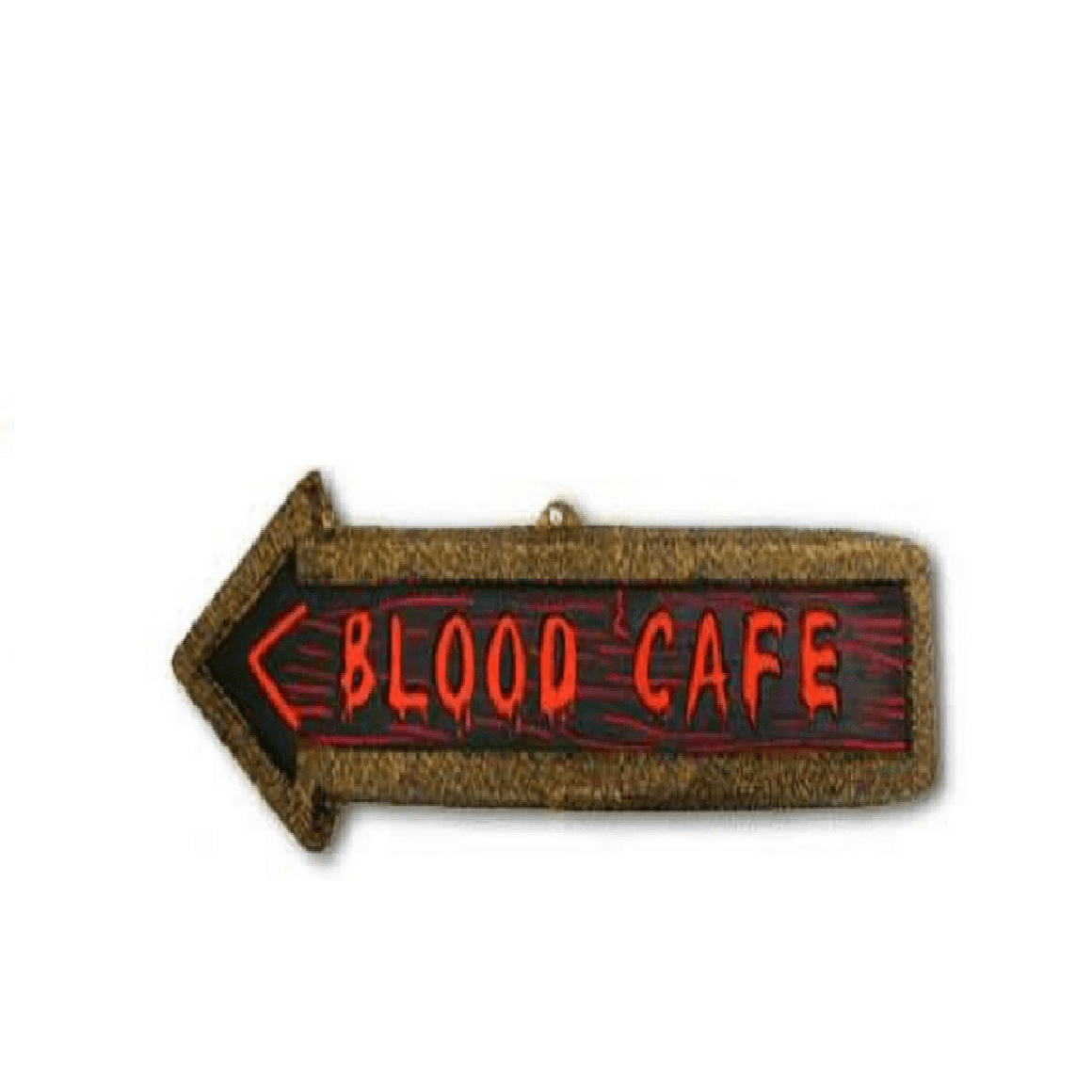 21.5 in Halloween Themed Arrow Sign, Spooky Decorative Directional Sign ...