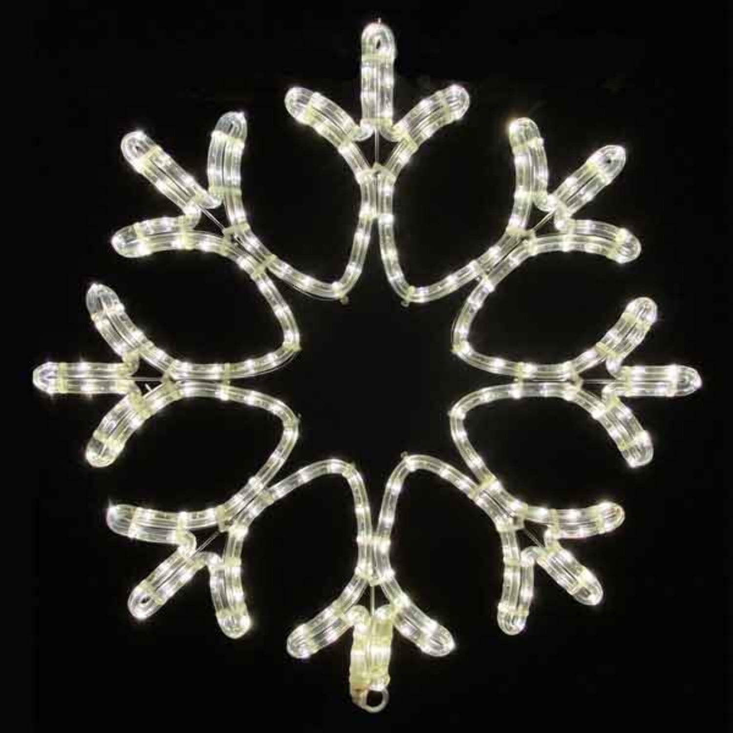 21.5 LED Rope Light White Snowflake Silhouette Motif Display - Walmart.com